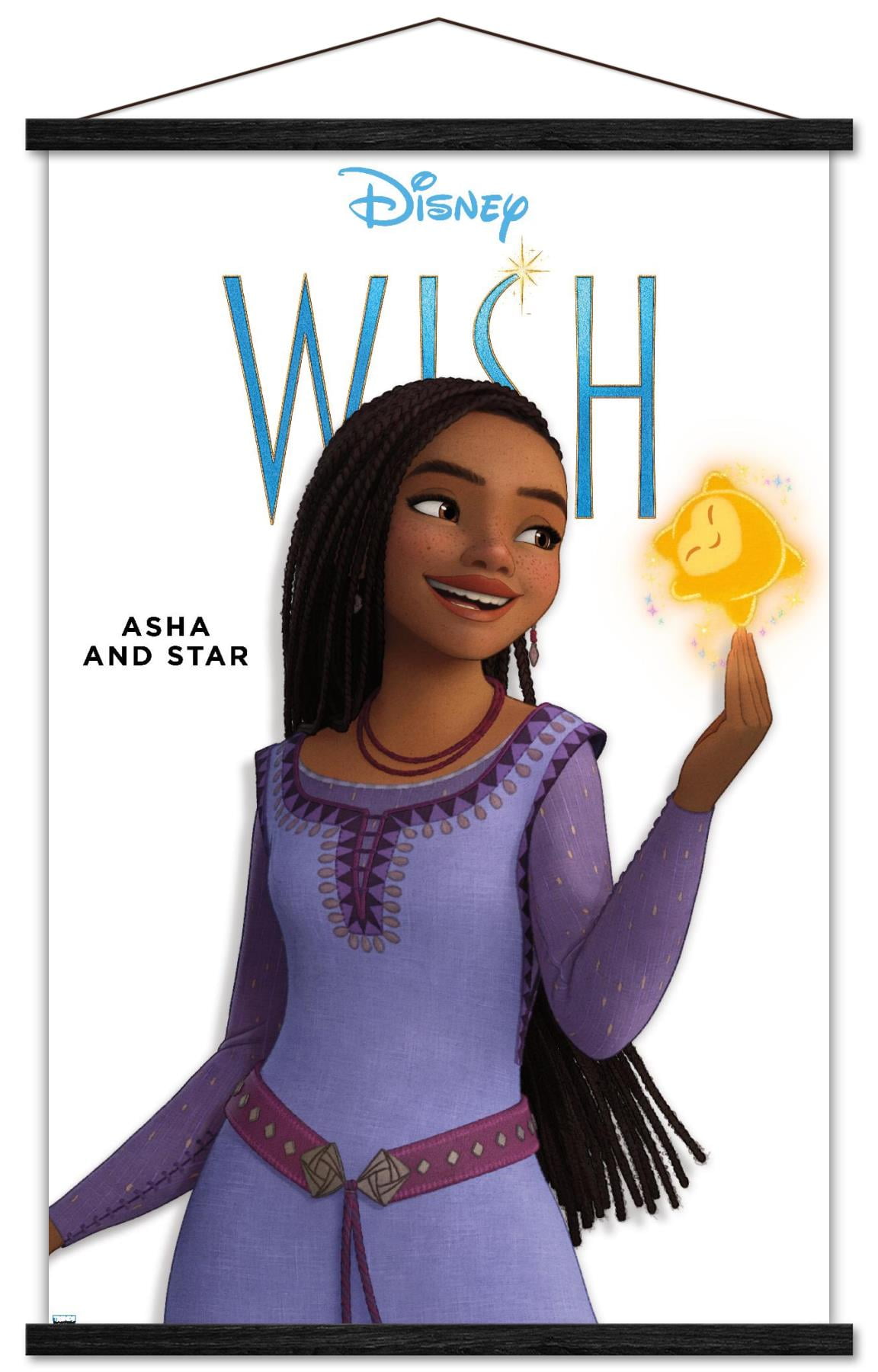 Disney Wish - Asha Feature Series Wall Poster with Magnetic Frame, 22. ...