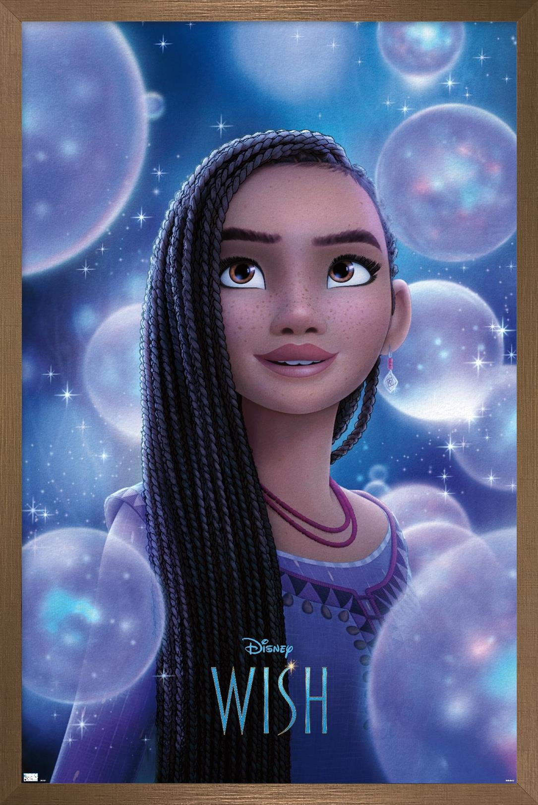 Disney Wish - Asha One Sheet Wall Poster, 14.725" x 22.375" Framed ...