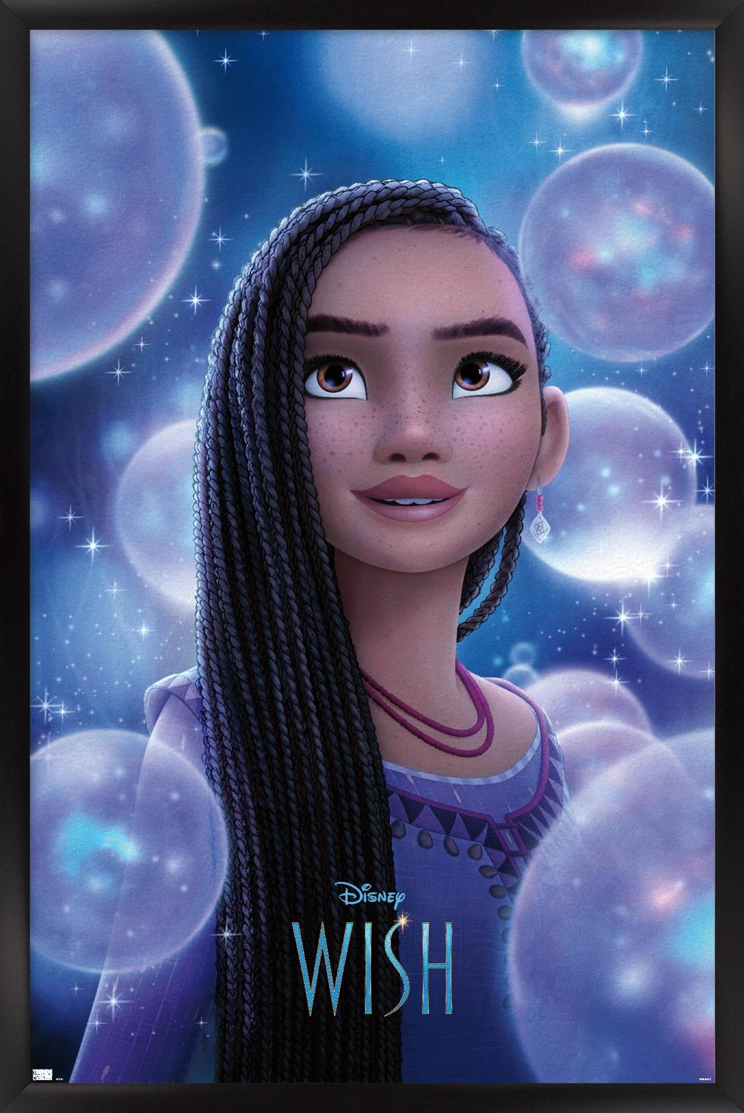 Disney Wish - Asha One Sheet Wall Poster, 14.725" x 22.375" Framed ...