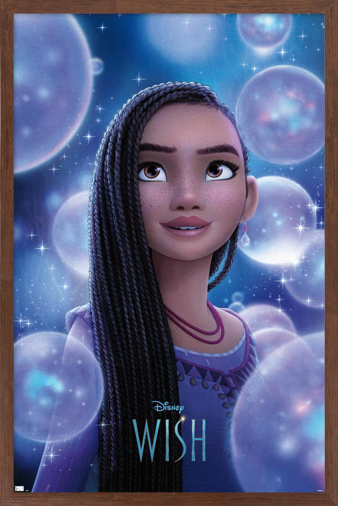Disney Wish - Asha One Sheet Wall Poster, 22.375" x 34" Framed ...
