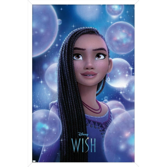 Disney Wish - Asha One Sheet Wall Poster, 22.375" x 34" Framed ...