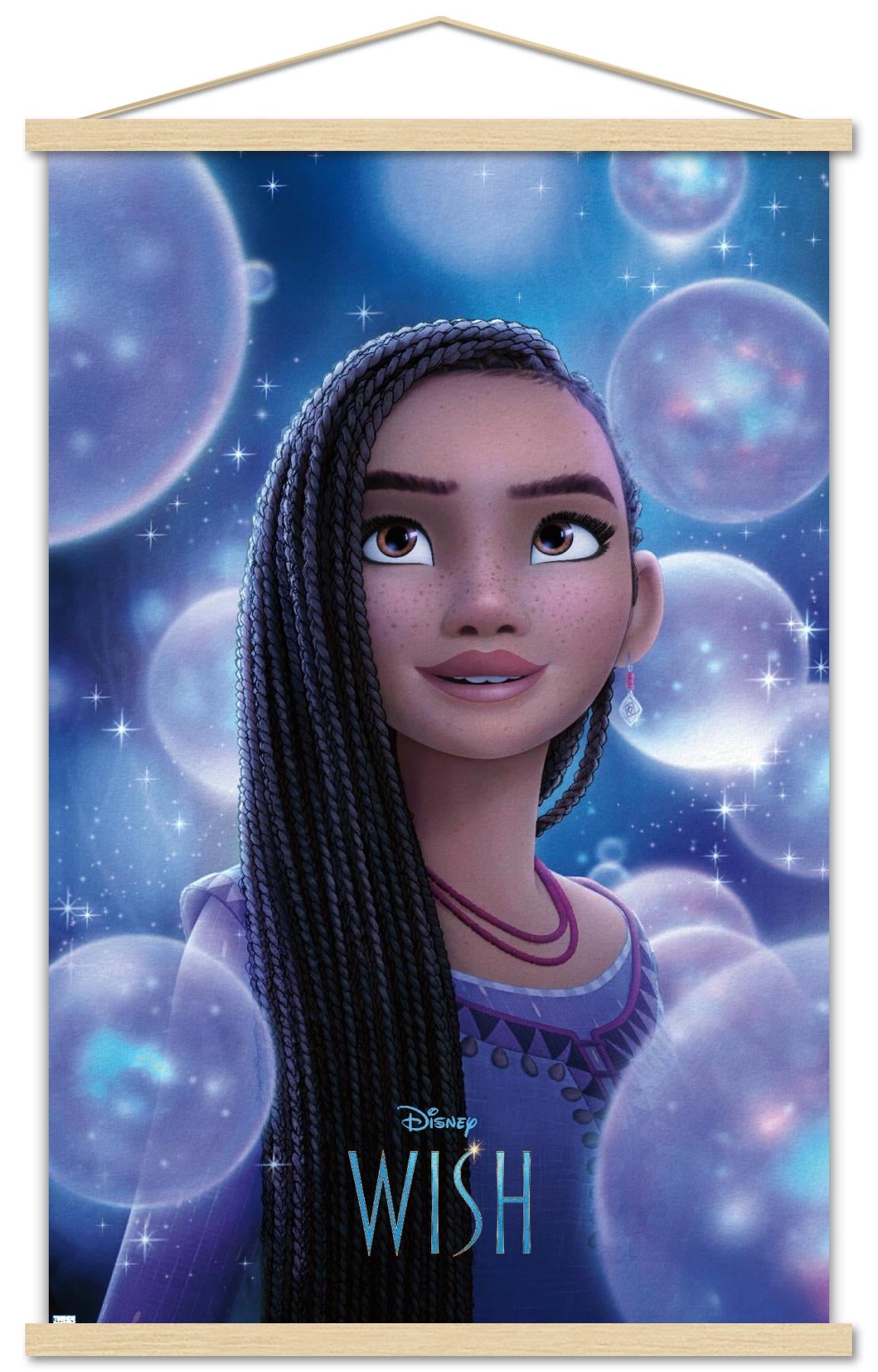 Disney Wish - Asha One Sheet Wall Poster with Magnetic Frame, 22.375" x ...