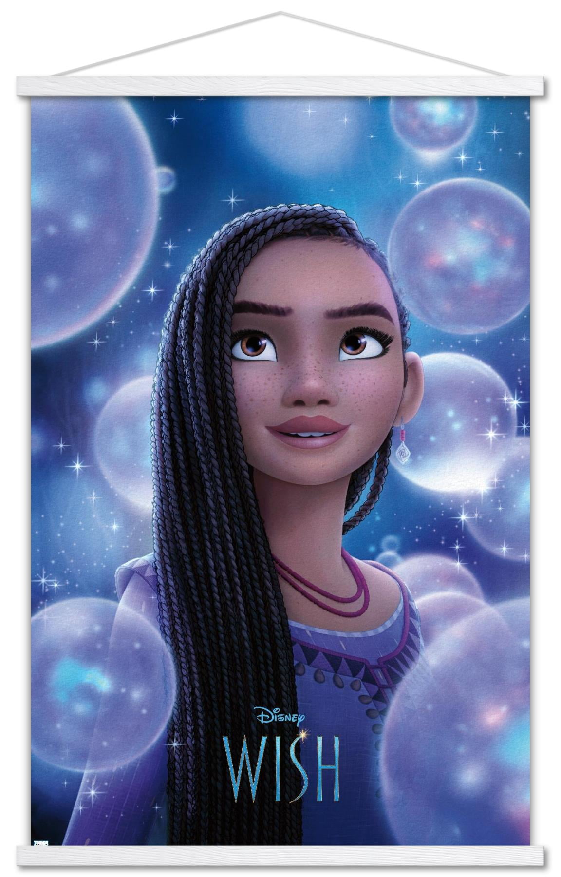 Disney Wish - Asha One Sheet Wall Poster with Magnetic Frame, 22.375" x ...