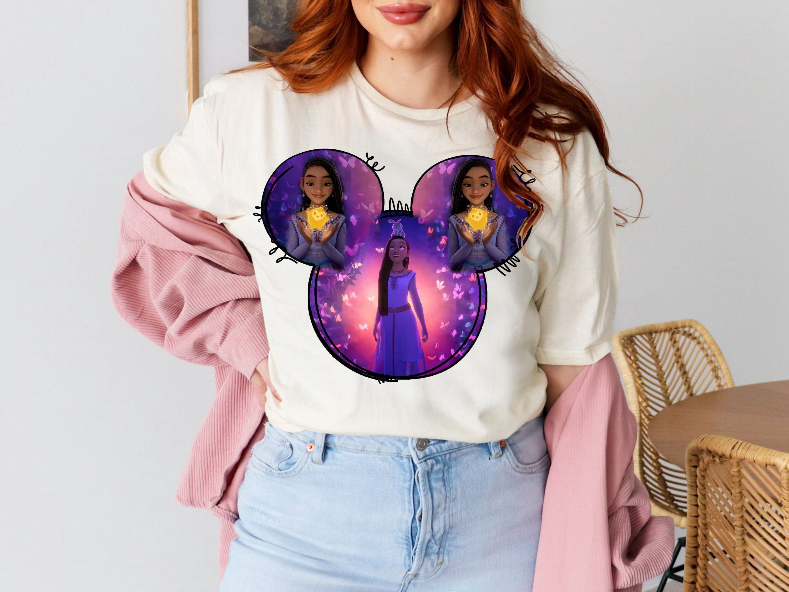 Disney Wish Asha Shirt, Disney Asha Shirt, Disney Asha And Star Shirt ...