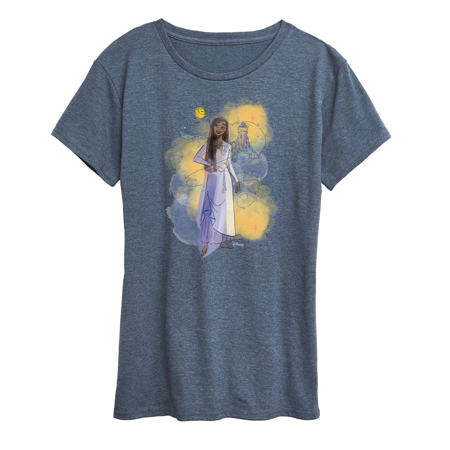 Disney Wish - Asha Sketch In The Beginning - Women's Short Sleeve ...