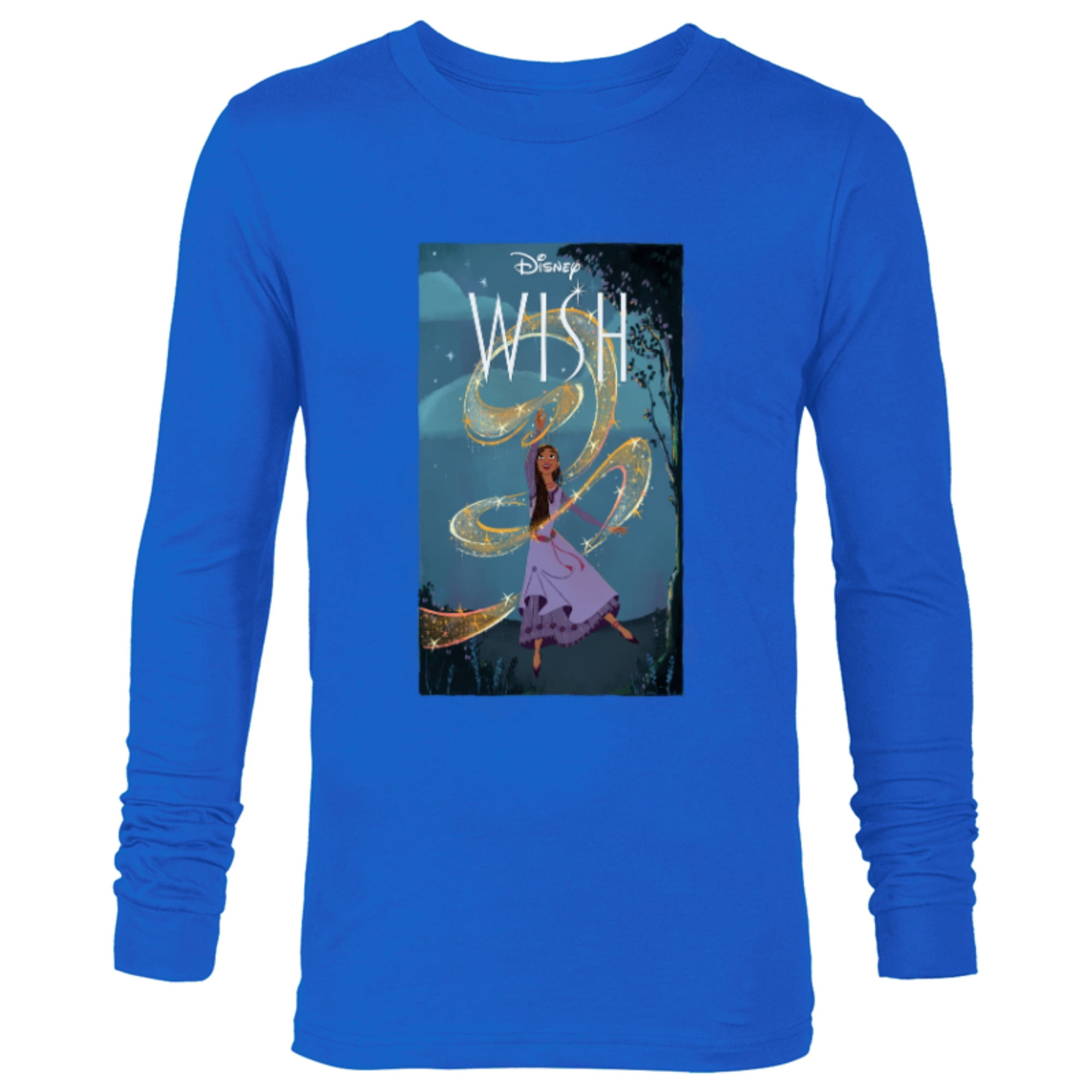 Disney Wish Asha Starry Swirl Rosas Night and Movie Logo - Long Sleeve ...