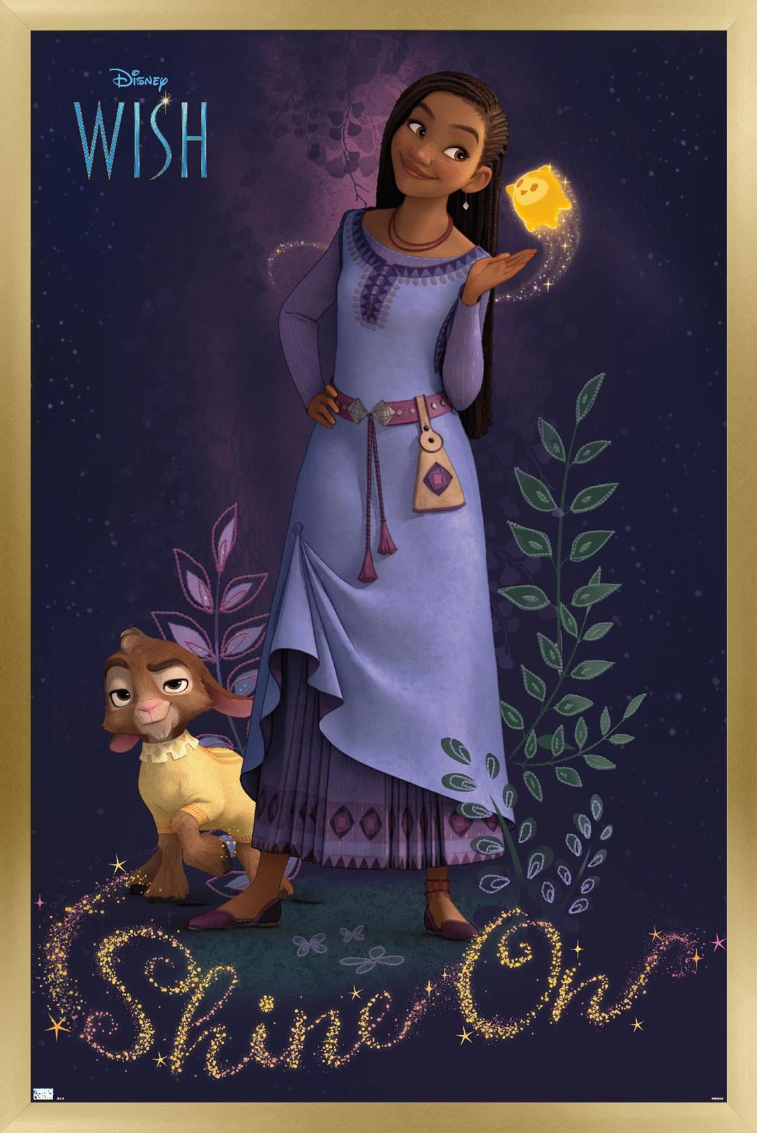 Disney Wish - Asha Wall Poster, 22.375" x 34" Framed - Walmart.com