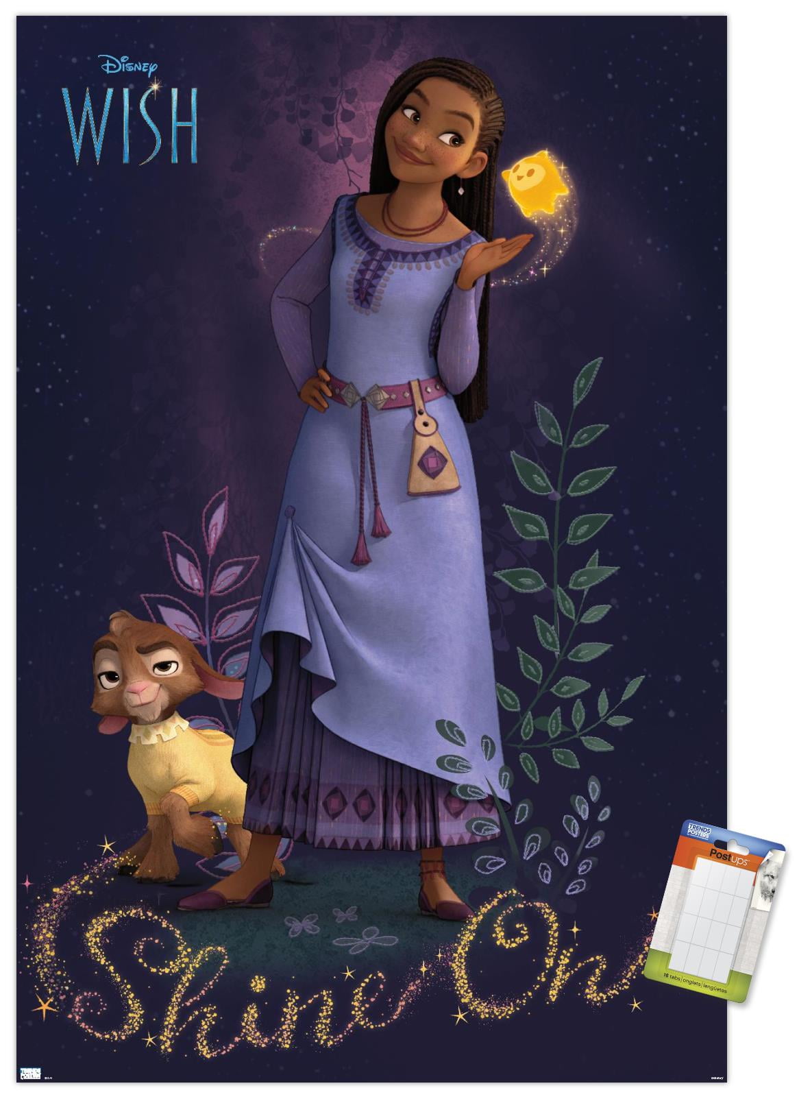 Disney Wish - Asha Wall Poster, 22.375" x 34" - Walmart.com