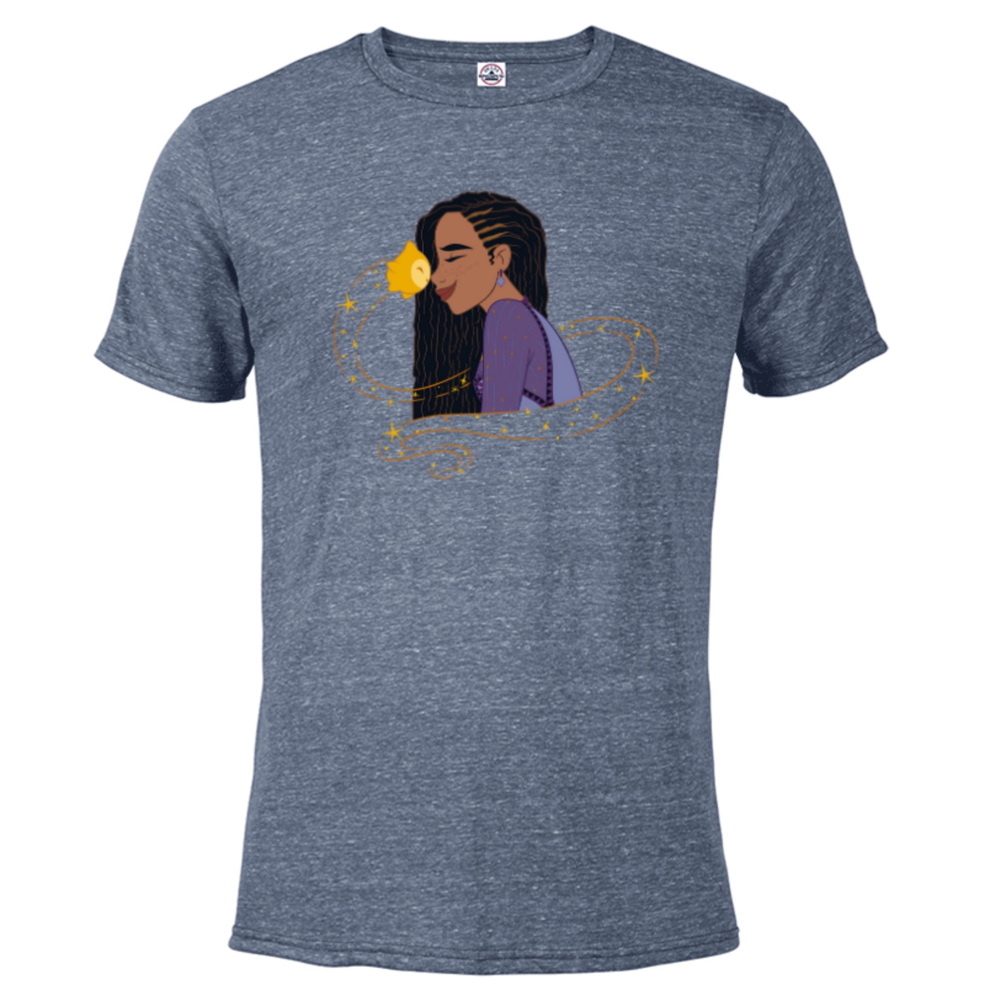 Disney Wish Asha and Star Nose to Nose Cute - Short Sleeve Blended T ...