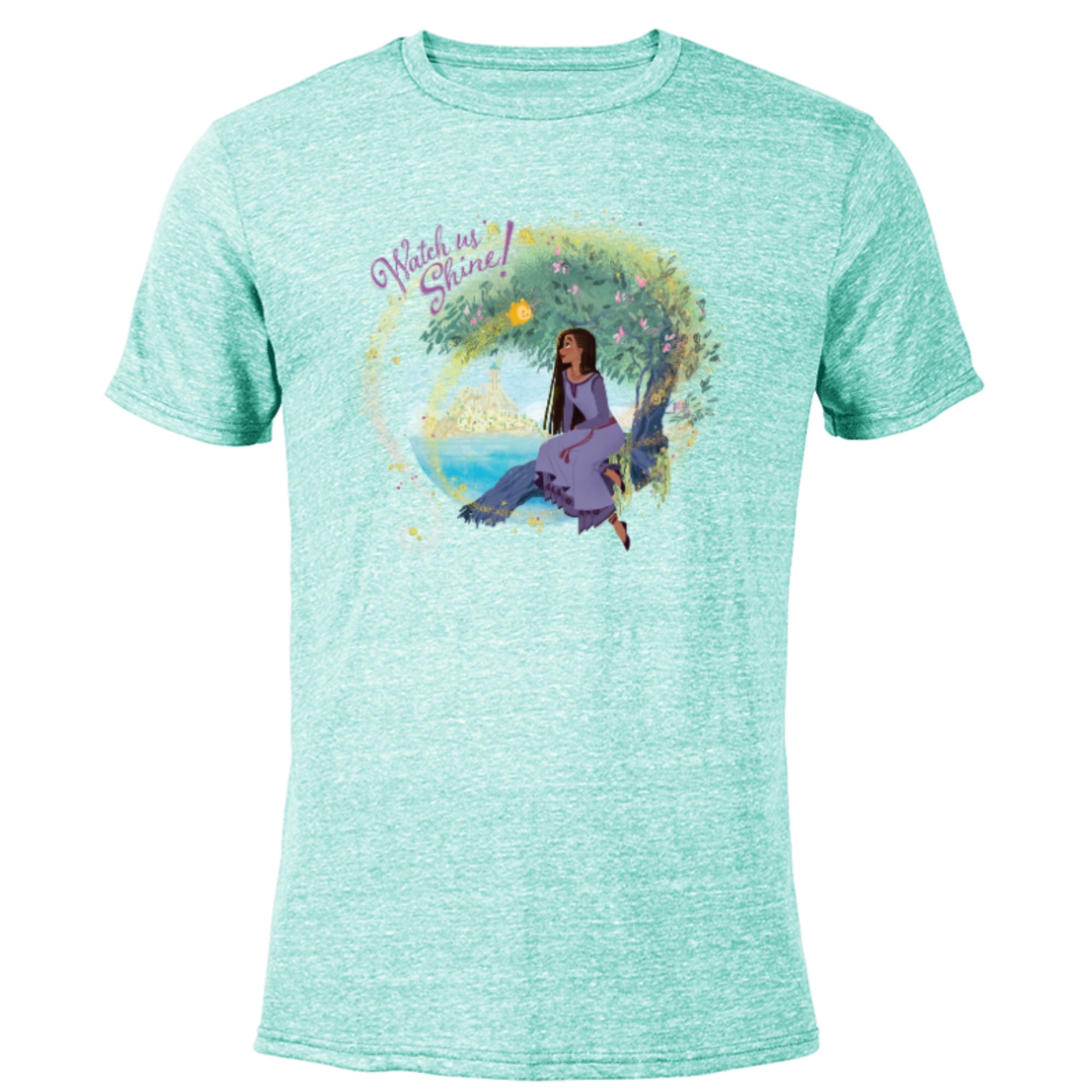 Disney Wish Asha and Star Rosas Castle Watch Us Shine - Short Sleeve ...