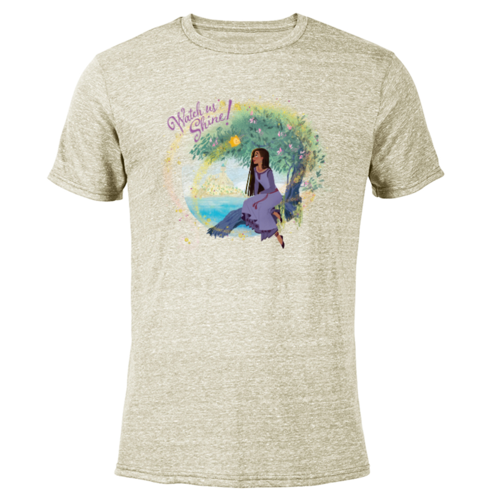 Disney Wish Asha and Star Rosas Castle Watch Us Shine - Short Sleeve ...