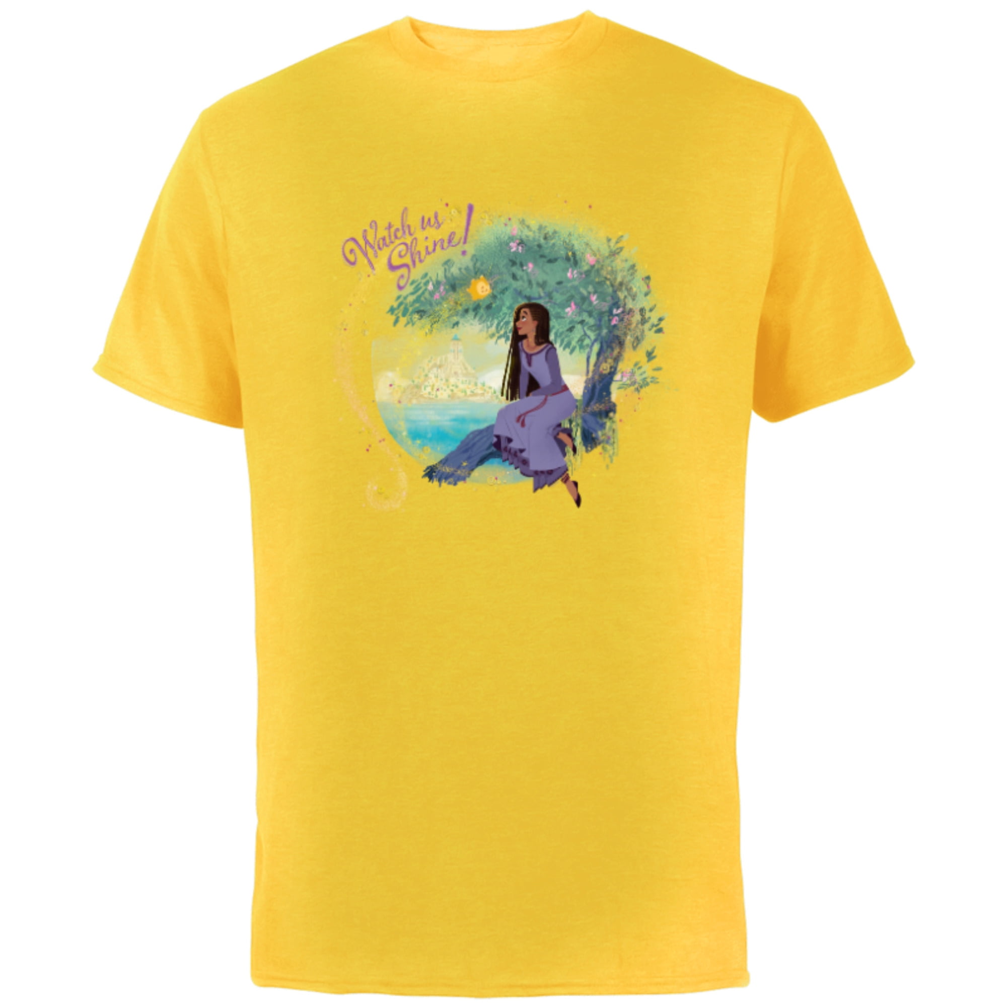 Disney Wish Asha and Star Rosas Castle Watch Us Shine - Short Sleeve ...