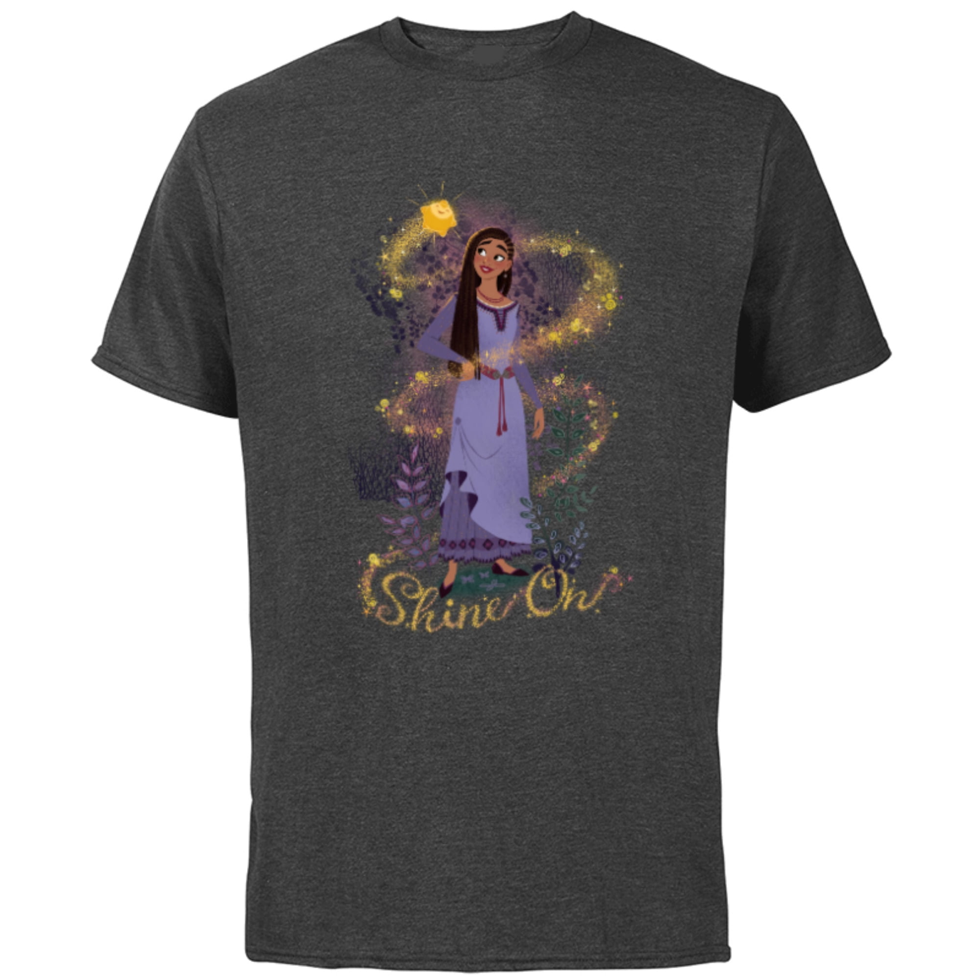 Disney Wish Asha and Star Shine On - Short Sleeve Cotton T-Shirt for ...