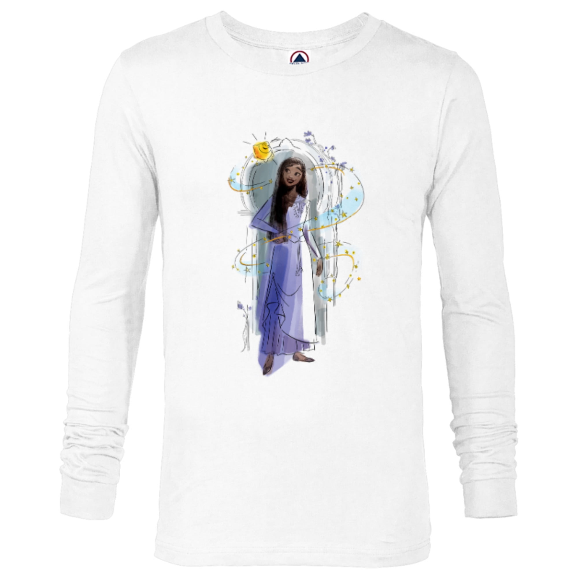 Disney Wish Asha and Star Watercolor Archway - Long Sleeve T-Shirt for ...