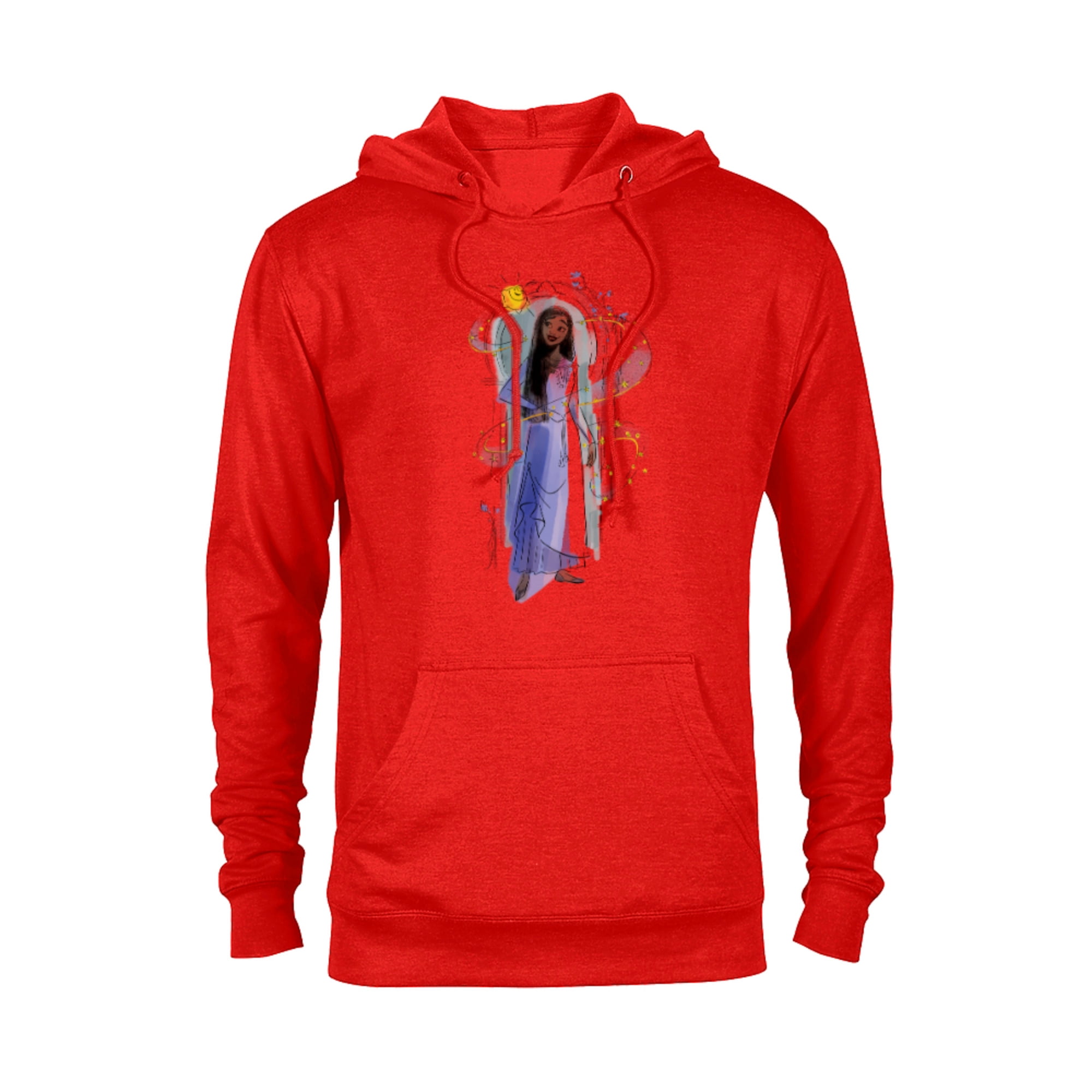 Disney Wish Asha and Star Watercolor Archway - Pullover Hoodie for ...