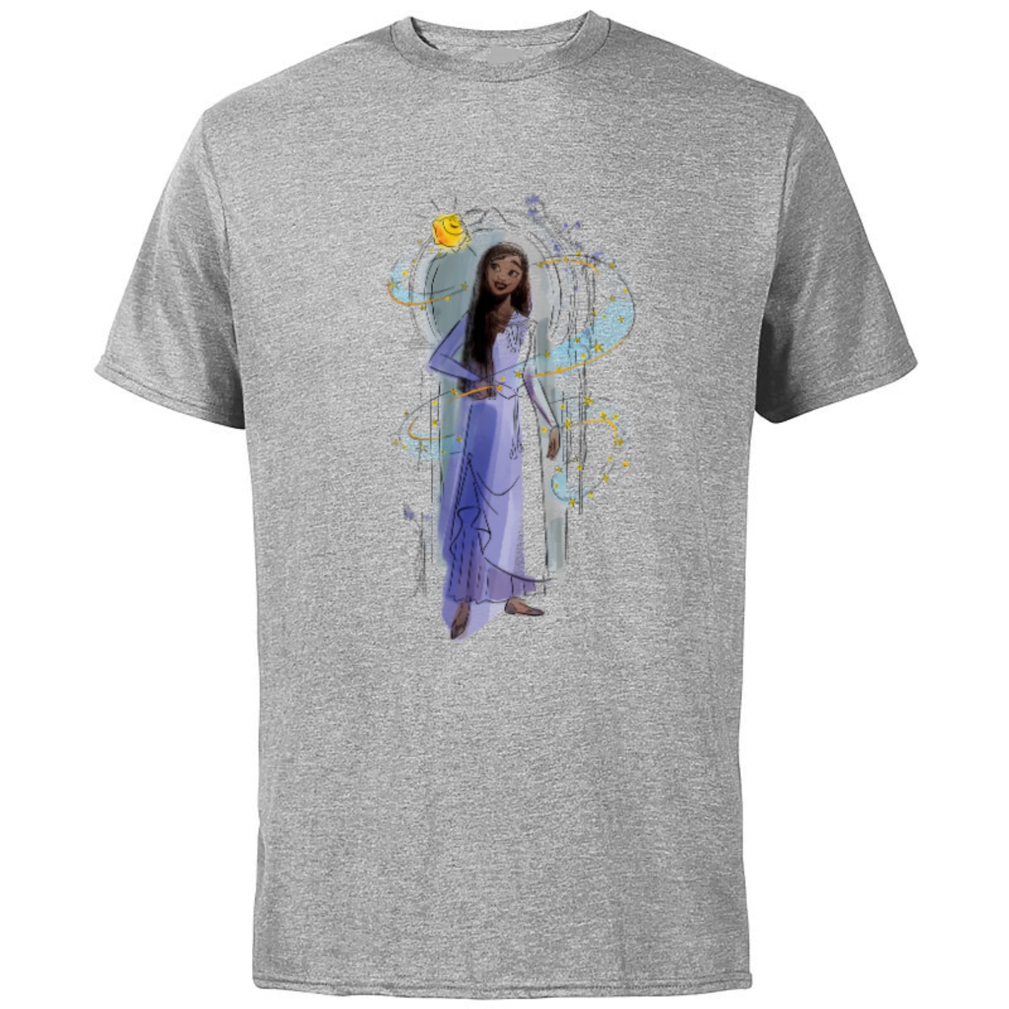 Disney Wish Asha and Star Watercolor Archway - Short Sleeve Cotton T ...
