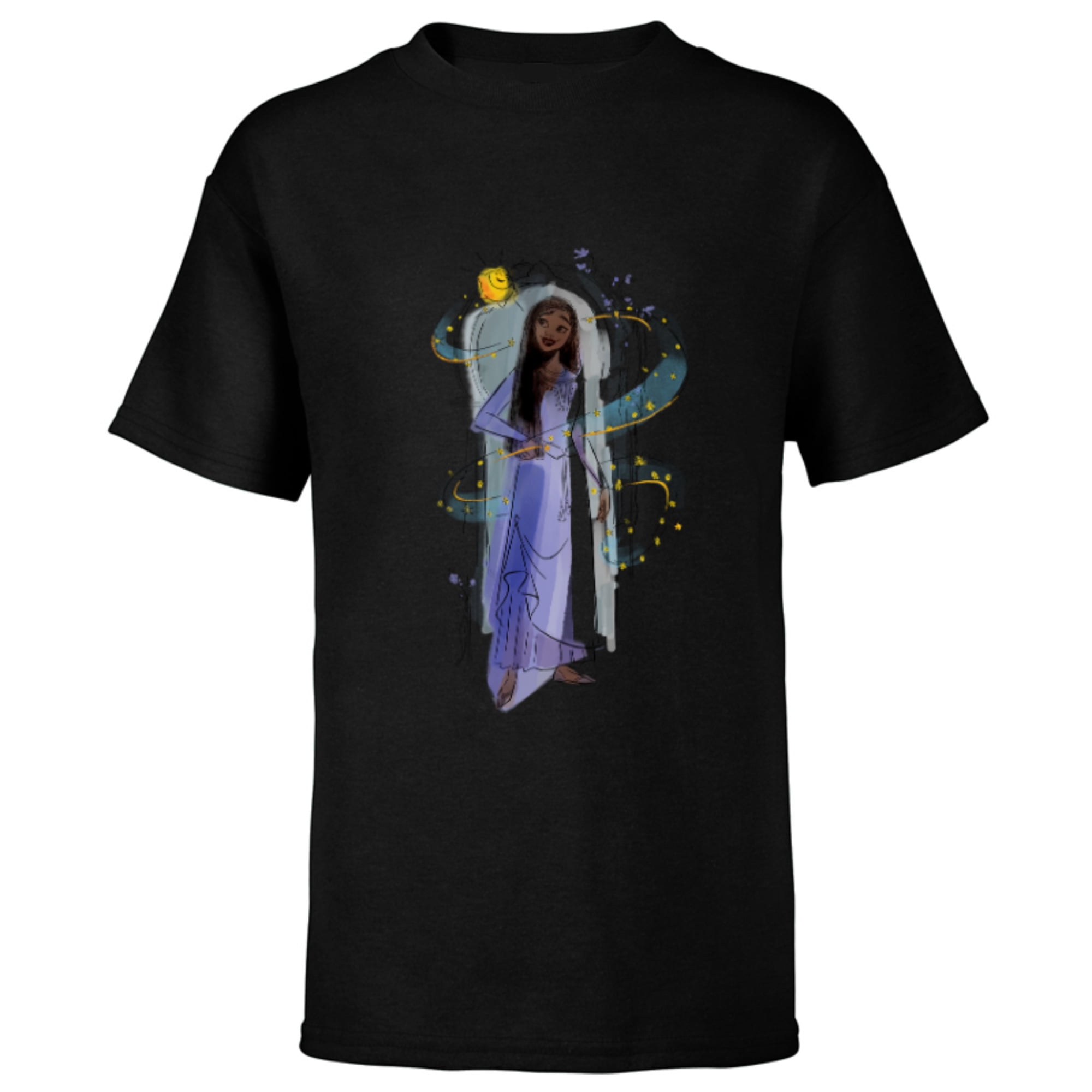 Disney Wish Asha and Star Watercolor Archway - Short Sleeve T-Shirt for ...