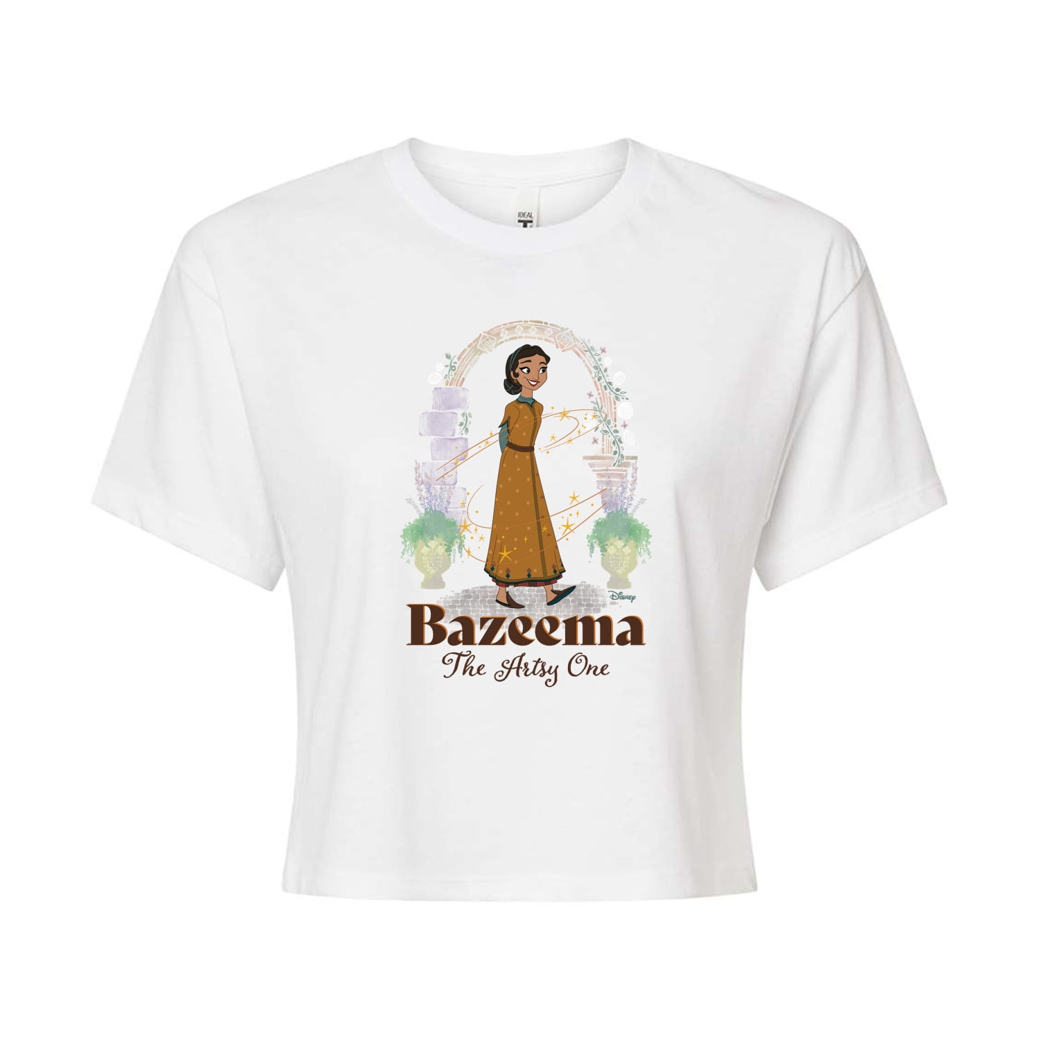 Disney Wish - Bazeema The Artsy One - Juniors Cropped Cotton Blend T ...