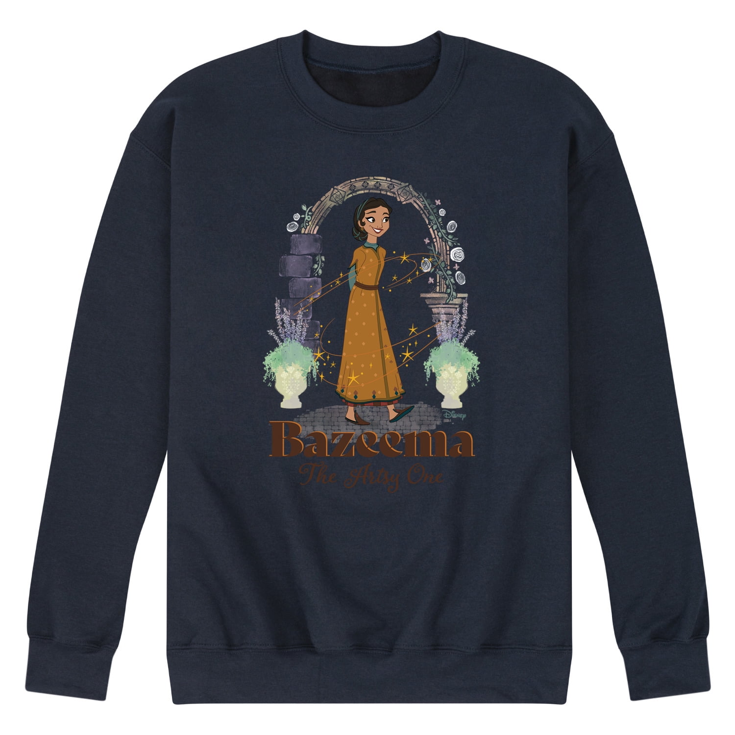 Disney Wish - Bazeema The Artsy One - Men's Crew Neck Fleece Pullover ...