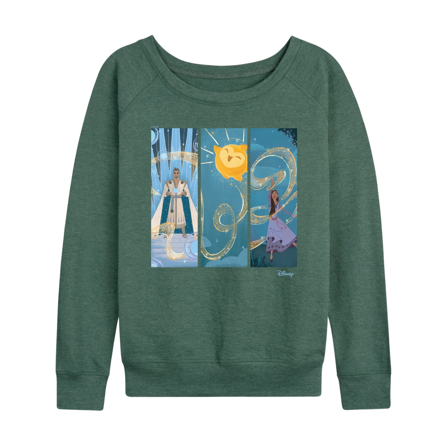 Disney Wish - Character Panels King, Star, & Asha - Women's Lightweight ...