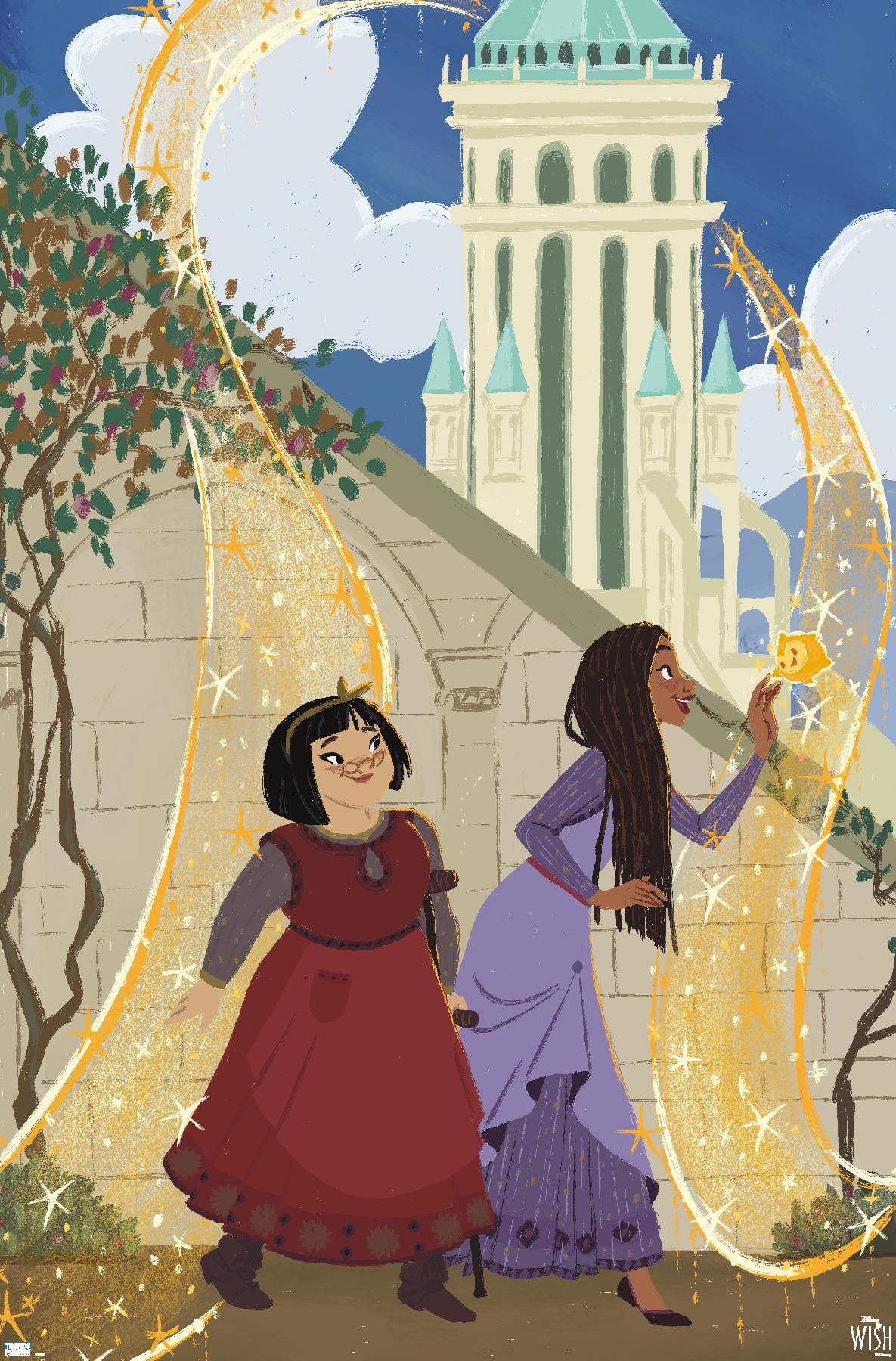 Disney Wish - Collage Poster 3 (Friends) Wall Poster, 22.375" x 34 ...