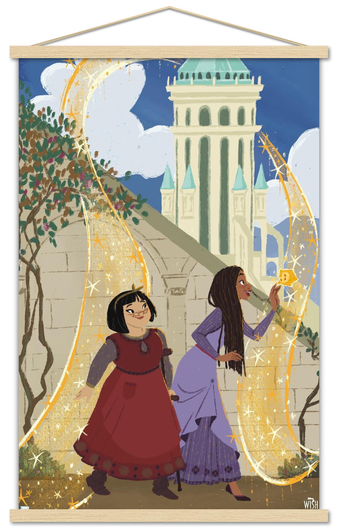 Disney Wish - Collage Poster 3 (Friends) Wall Poster with Magnetic ...