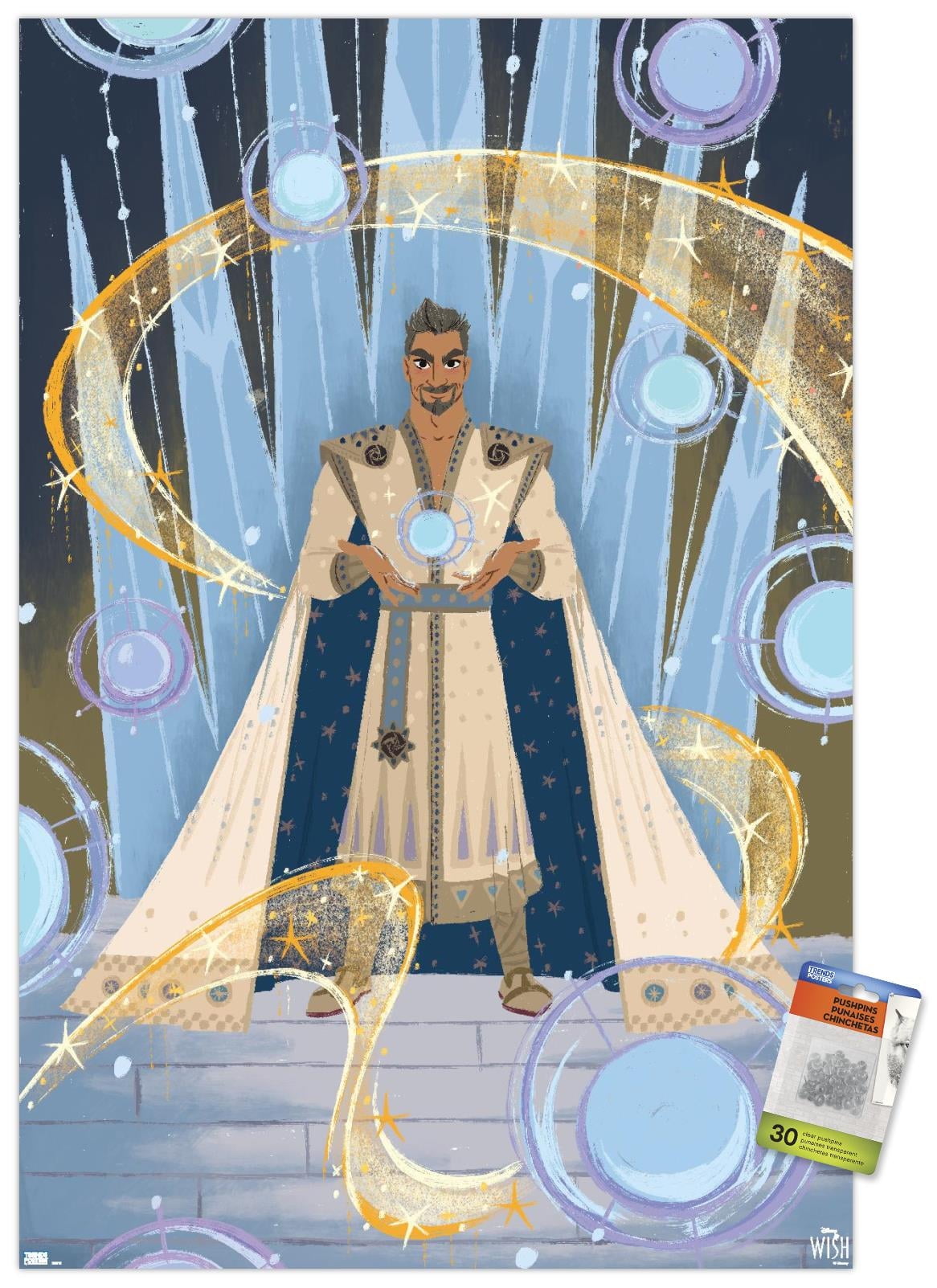 Disney Wish - Collage Poster 4 (King Magnifico) Wall Poster with ...