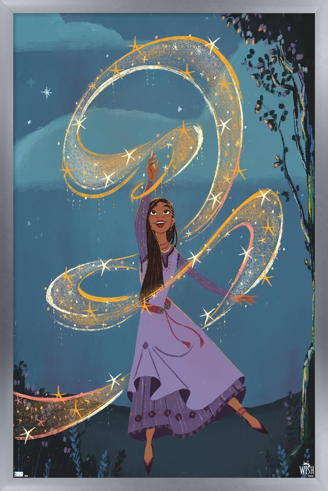 Disney Wish - Collage Poster 6 (Asha) Wall Poster, 14.725" x 22.375 ...