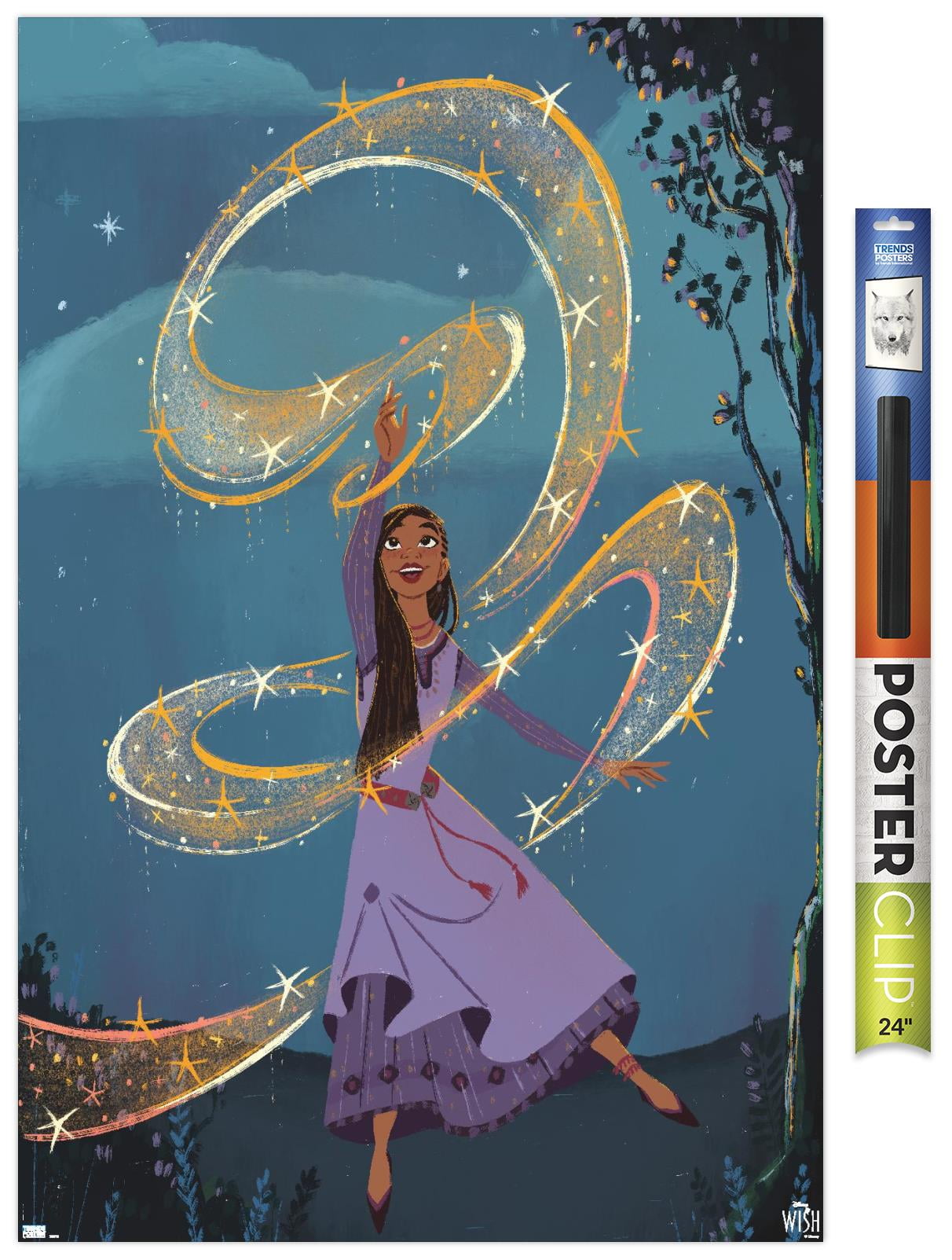 Disney Wish - Collage Poster 6 (Asha) Wall Poster, 22.375" x 34 ...