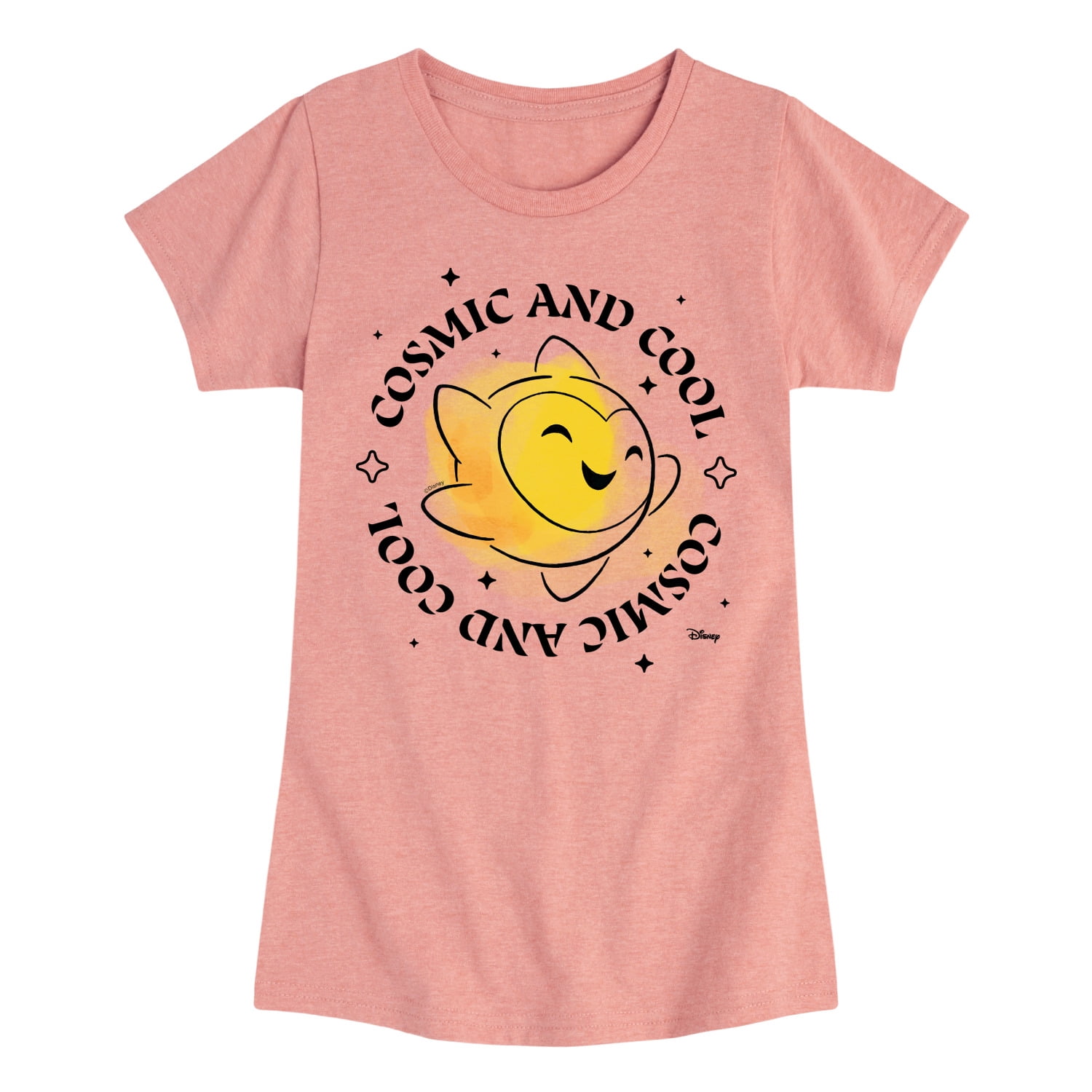 Disney Wish - Cosmic Cool Star - Toddler & Youth Girls Short Sleeve ...