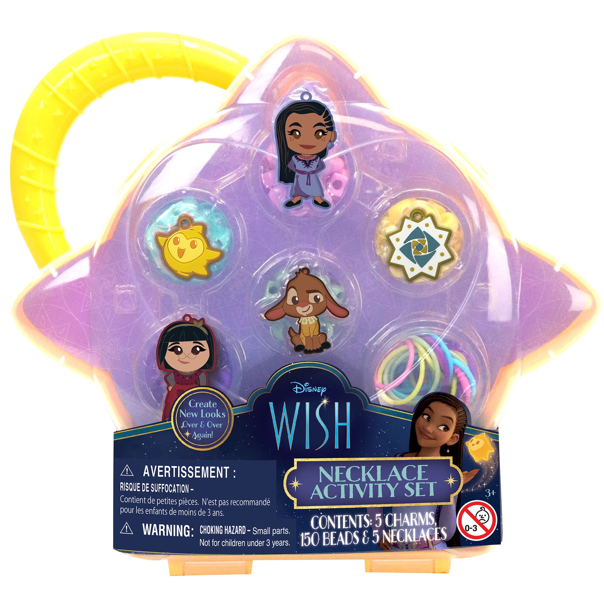 Disney, DIY Necklace Activity Set with Charms Beads, Kids Ages 3 ...
