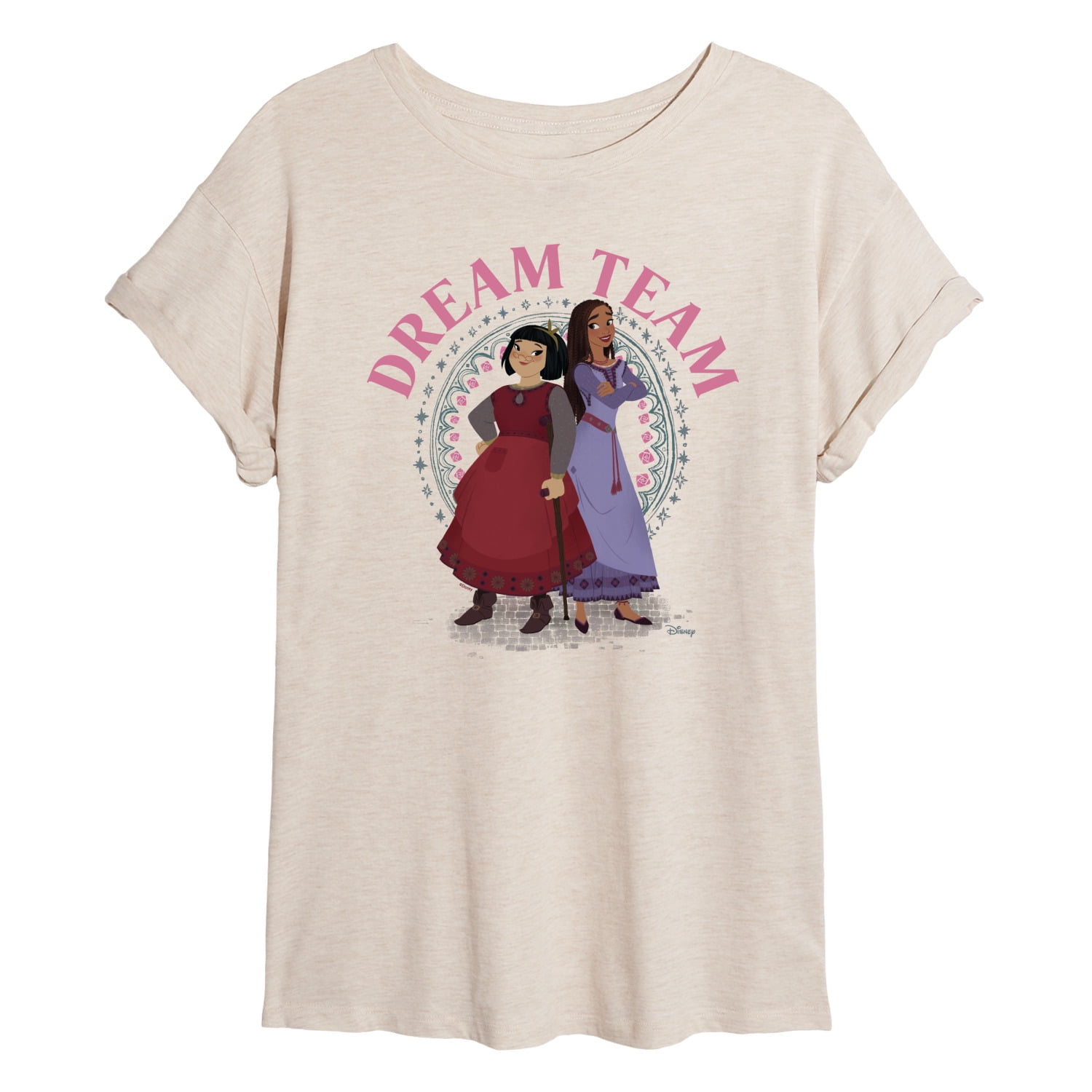 Disney Wish - Dream Team - Women's Oversized T-Shirt - Walmart.com