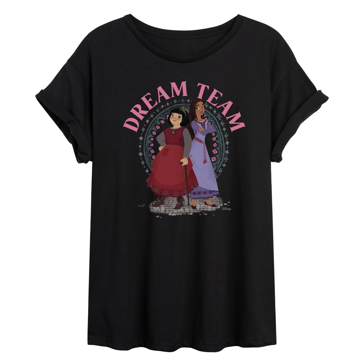 Disney Wish - Dream Team - Women's Oversized T-Shirt - Walmart.com