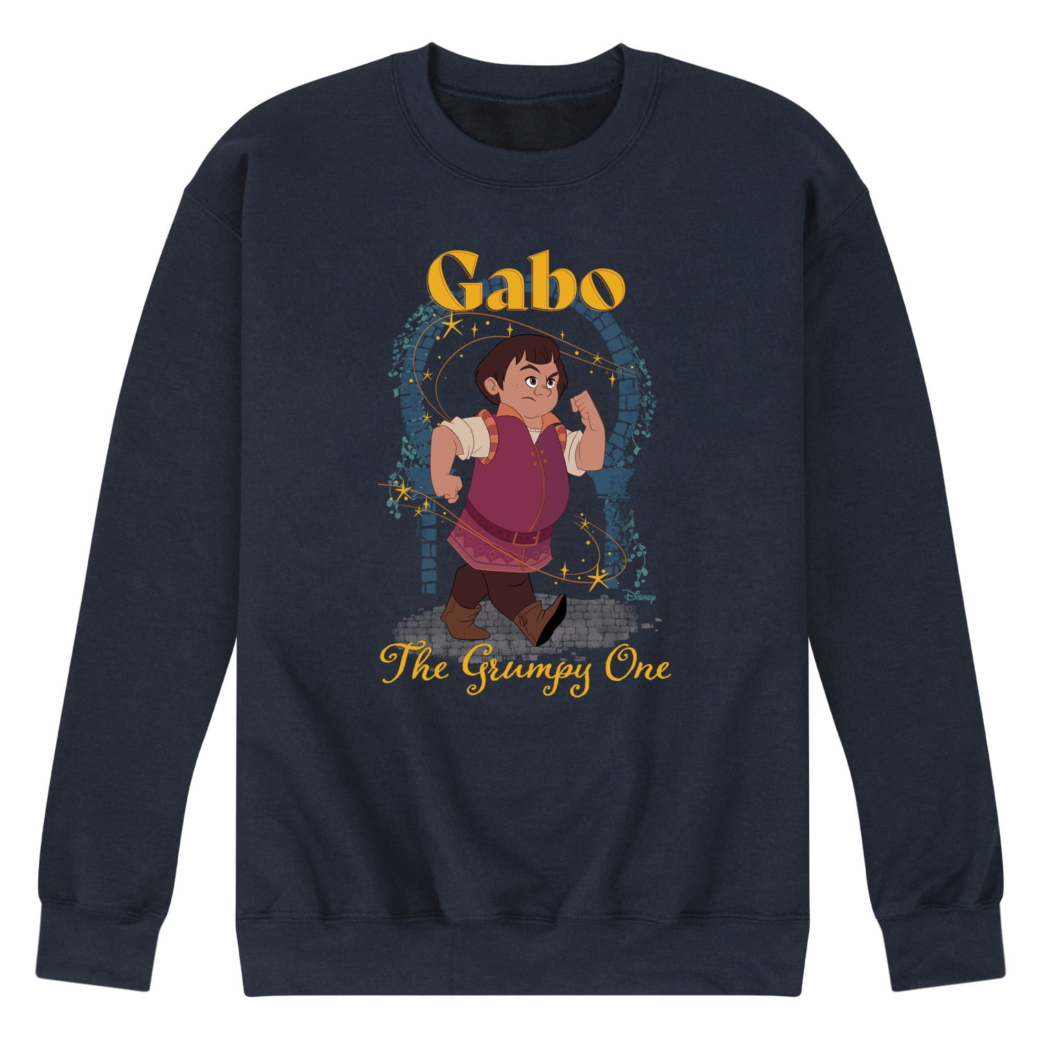 Disney Wish - Gabo The Grumpy One - Men's Crew Neck Fleece Pullover - Walmart.com