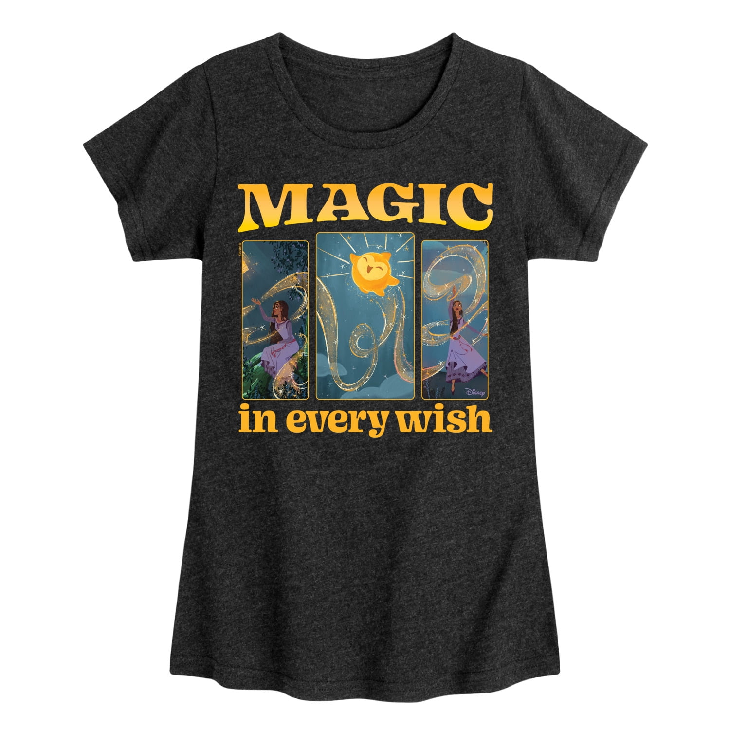 Disney Wish - Magic In Every Wish - Toddler & Youth Girls Short Sleeve ...
