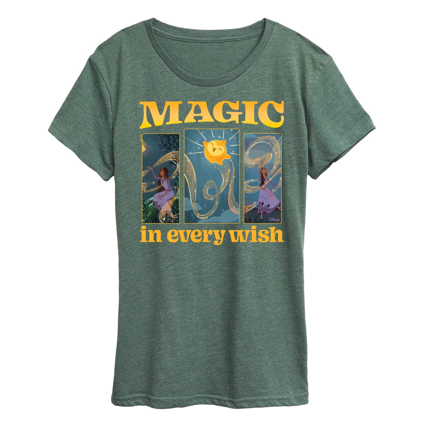 Disney Wish - Magic In Every Wish - Women's Short Sleeve Graphic T ...