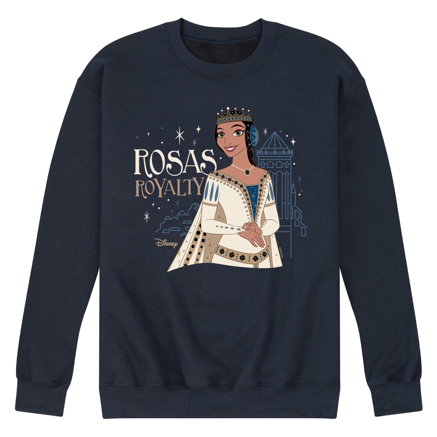 Disney Wish - Rosa's Royalty - Men's Crew Neck Fleece Pullover ...
