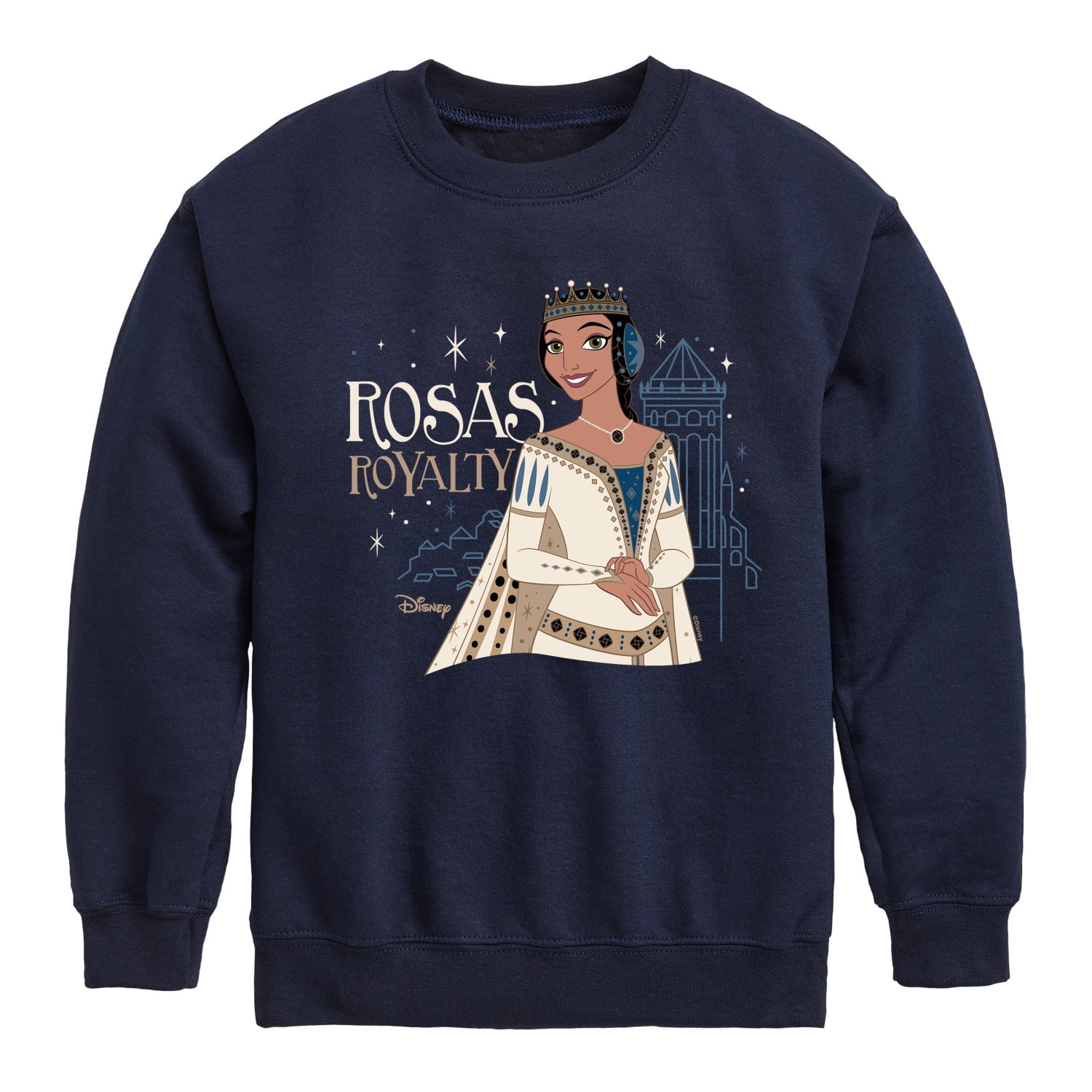 Disney Wish - Rosas Royalty - Toddler & Youth Crewneck Fleece ...