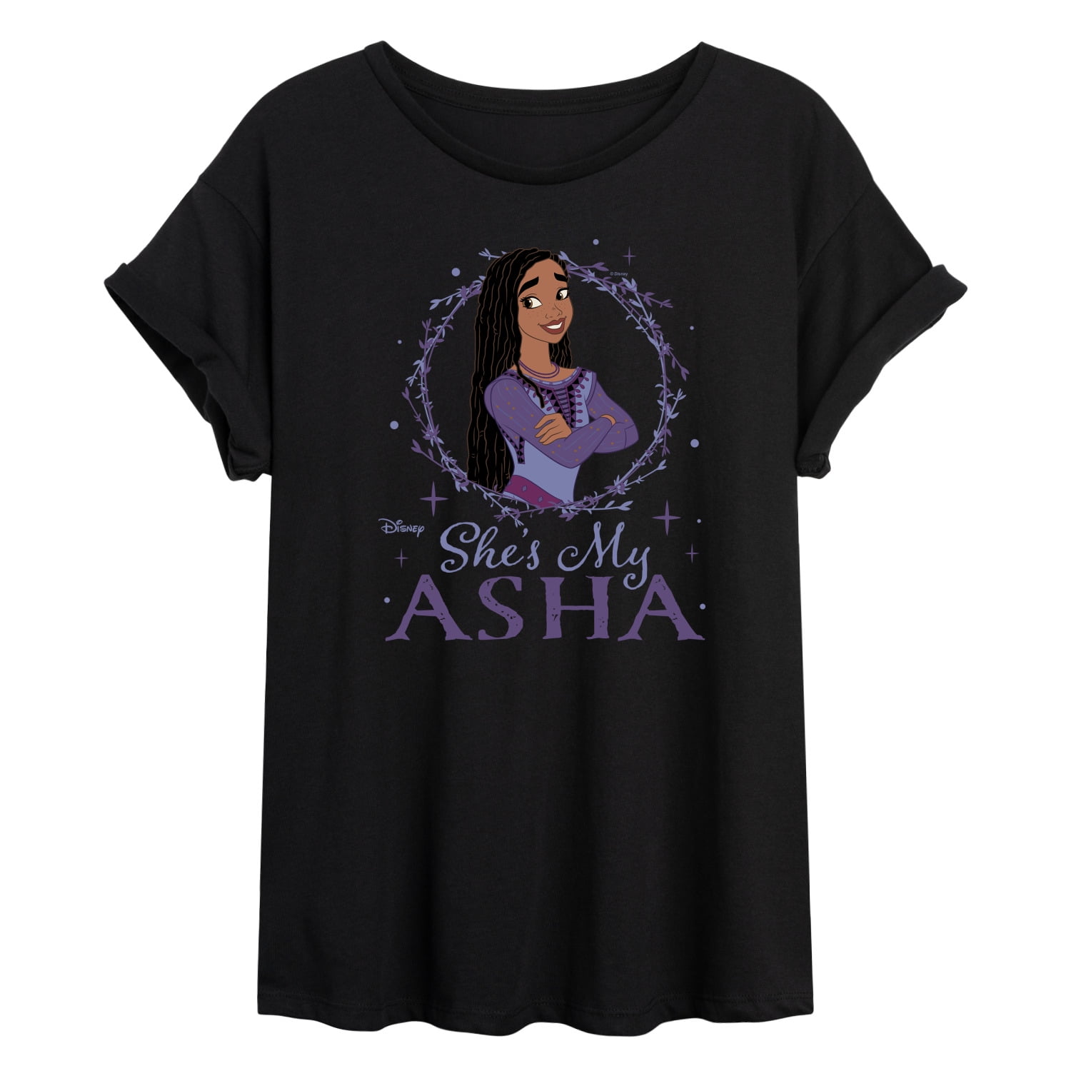Disney Wish - Shes My Asha - Women's Oversized T-Shirt - Walmart.com