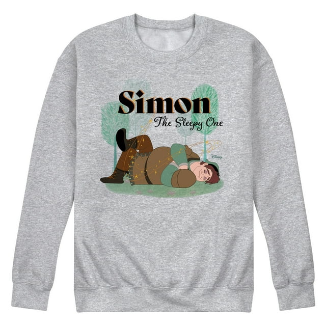 Disney Wish - Simon The Sleepy One - Men's Crew Neck Fleece Pullover ...