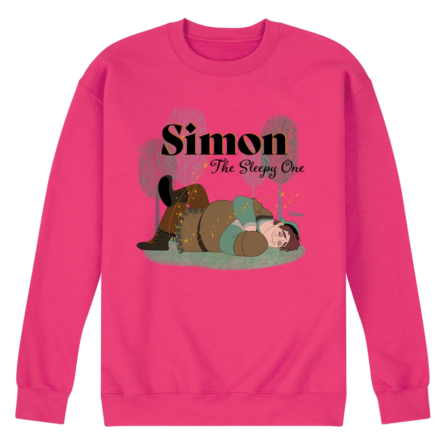 Disney Wish - Simon The Sleepy One - Men's Crew Neck Fleece Pullover ...