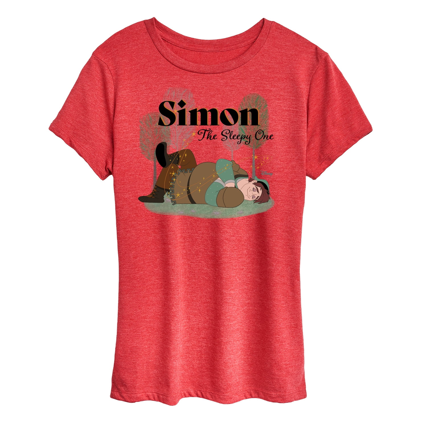Disney Wish - Simon The Sleepy One - Women's Short Sleeve Graphic T ...