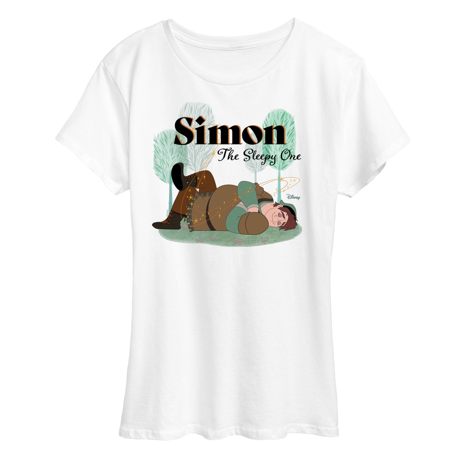 Disney Wish - Simon The Sleepy One - Women's Short Sleeve Graphic T ...