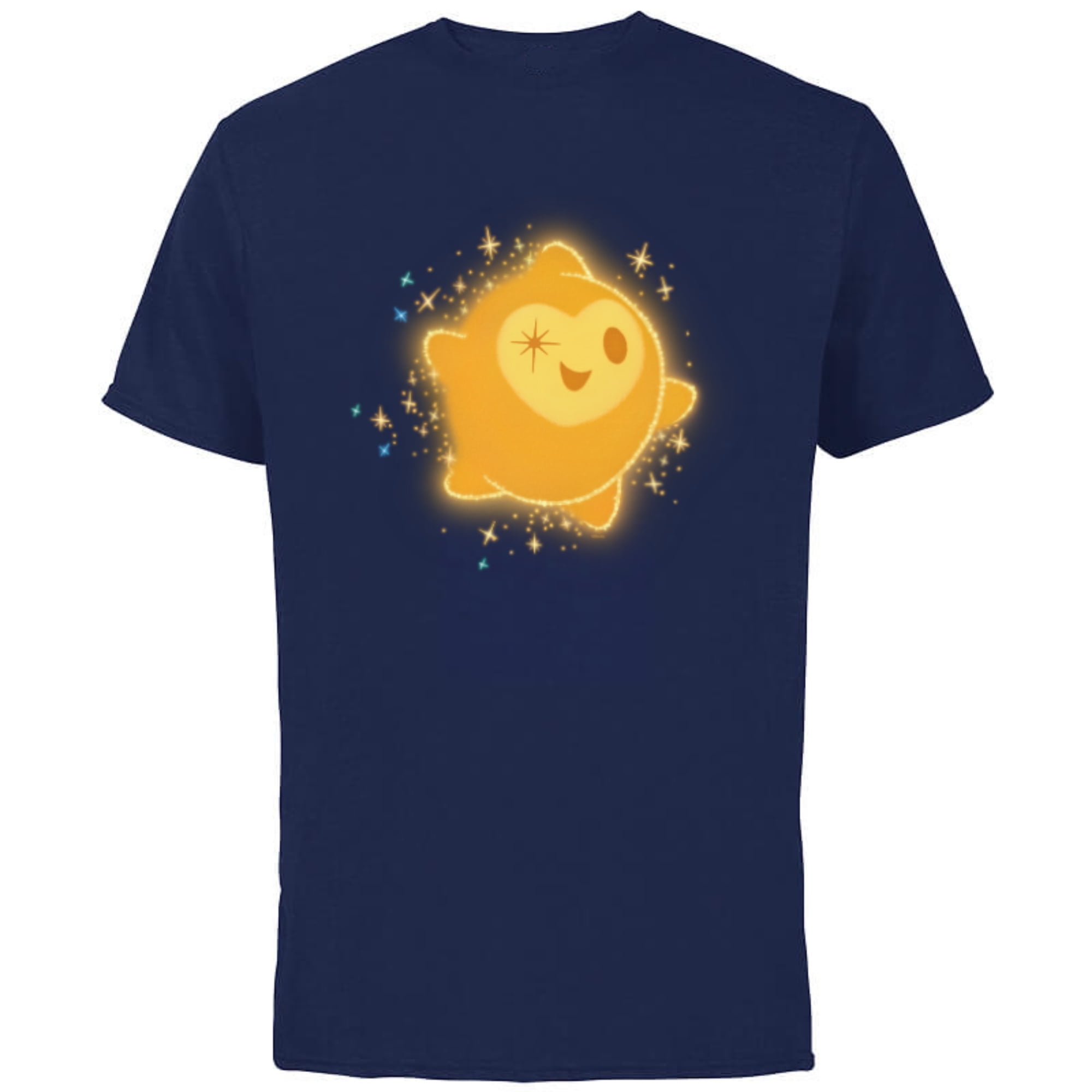 Disney Wish Star Eye Wink - Short Sleeve Cotton T-Shirt for Adults ...
