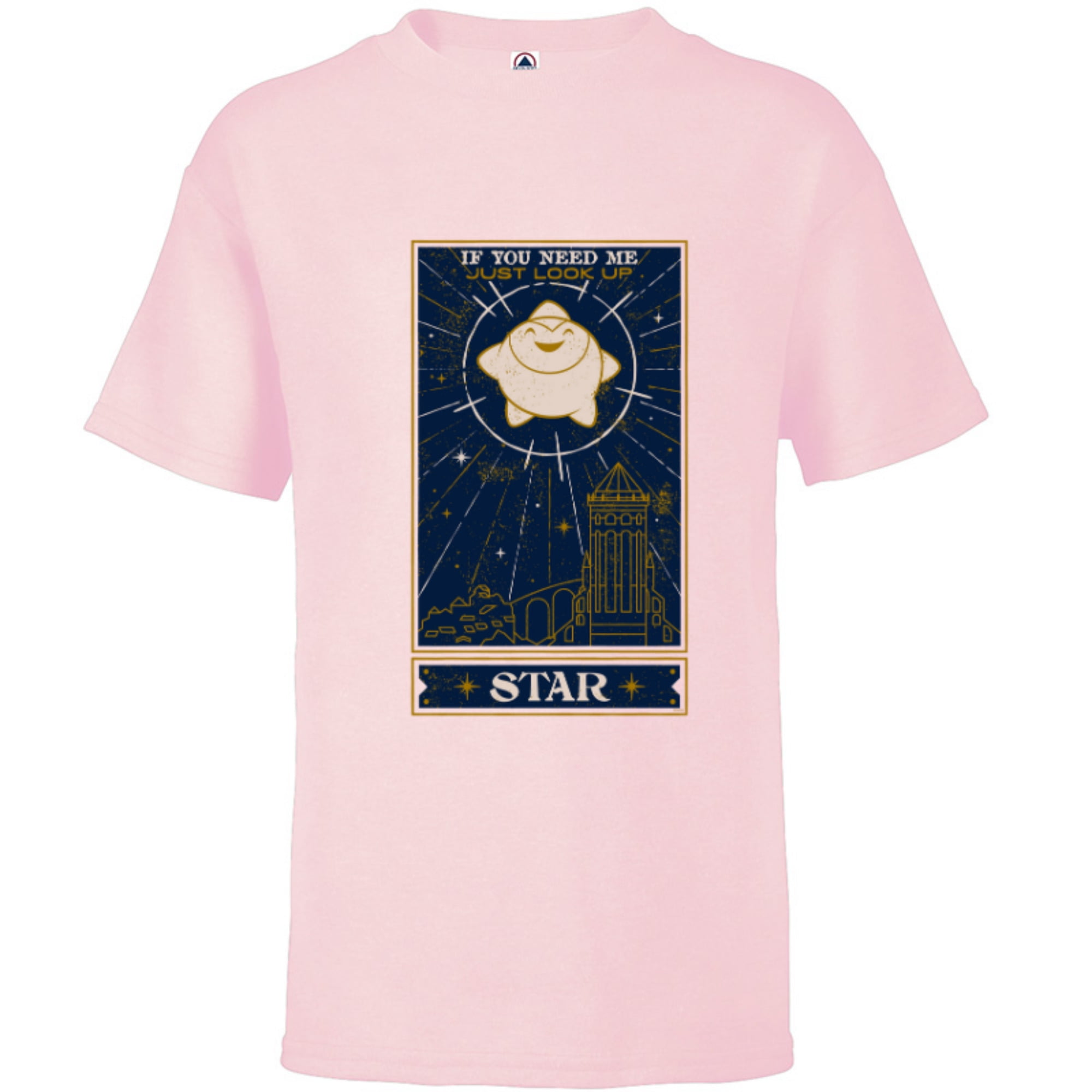 Disney Wish Star Rosas If You Need Me Just Look Up - Short Sleeve T-Shirt for Kids - Customized ...