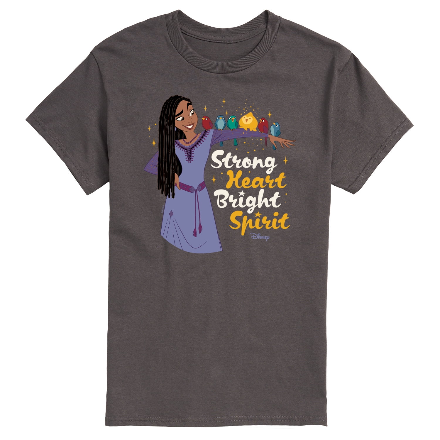 Disney Wish - Strong Heart Bright Spirit - Men's Short Sleeve Graphic T ...