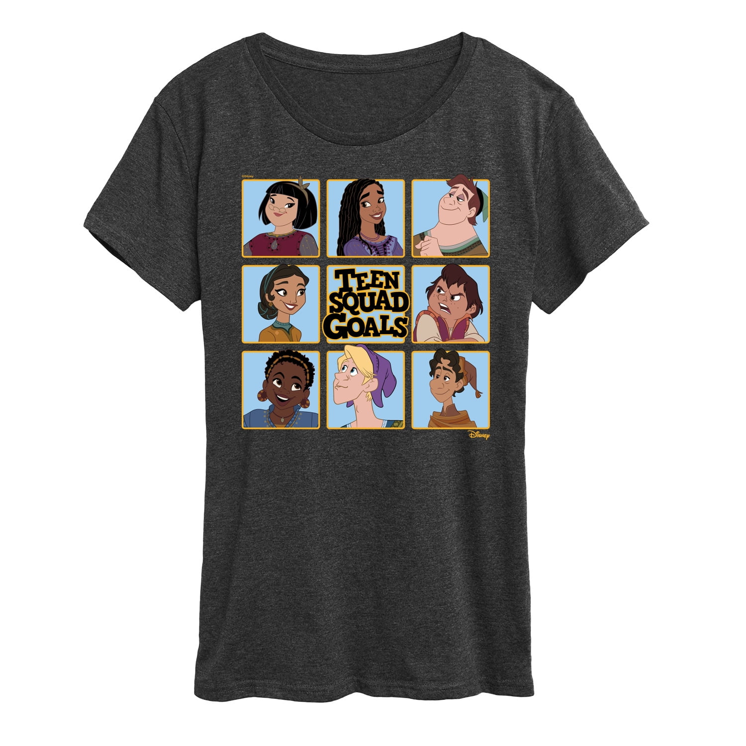 Disney Wish - Teen Squad Goals - Women's Short Sleeve Graphic T-Shirt ...