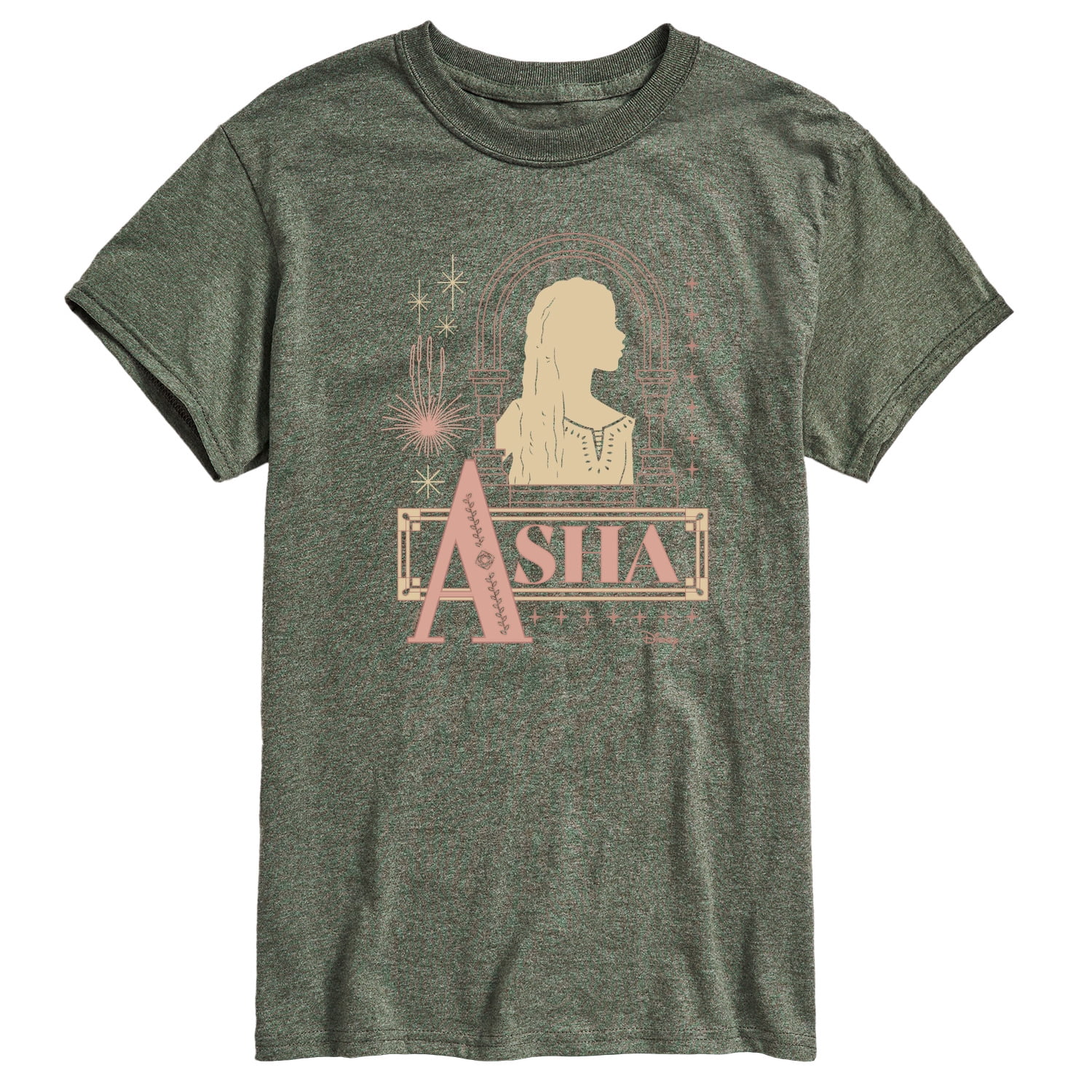 Disney Wish - The One Asha - Men's Short Sleeve Graphic T-Shirt ...