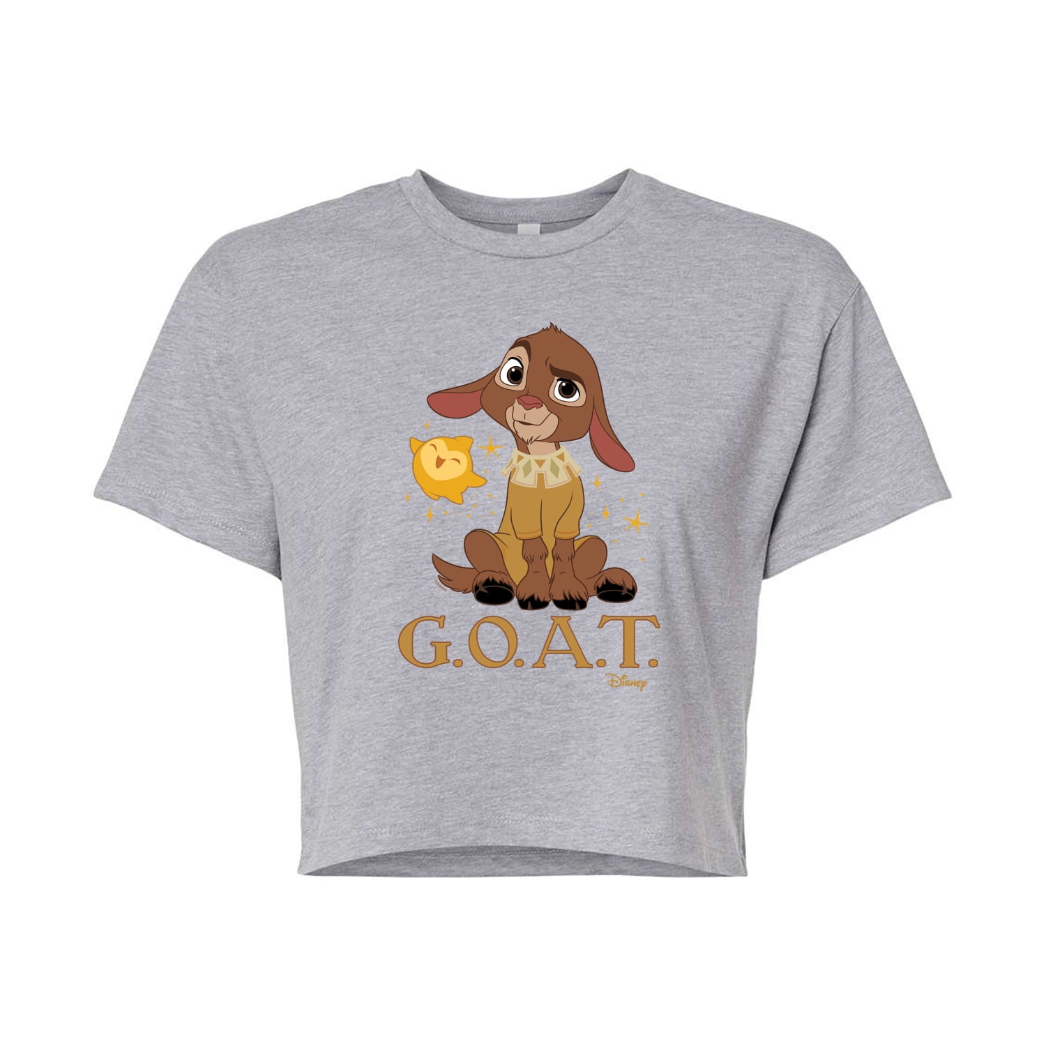 Disney Wish - Valentino Goat - Juniors Cropped Cotton Blend T-Shirt ...