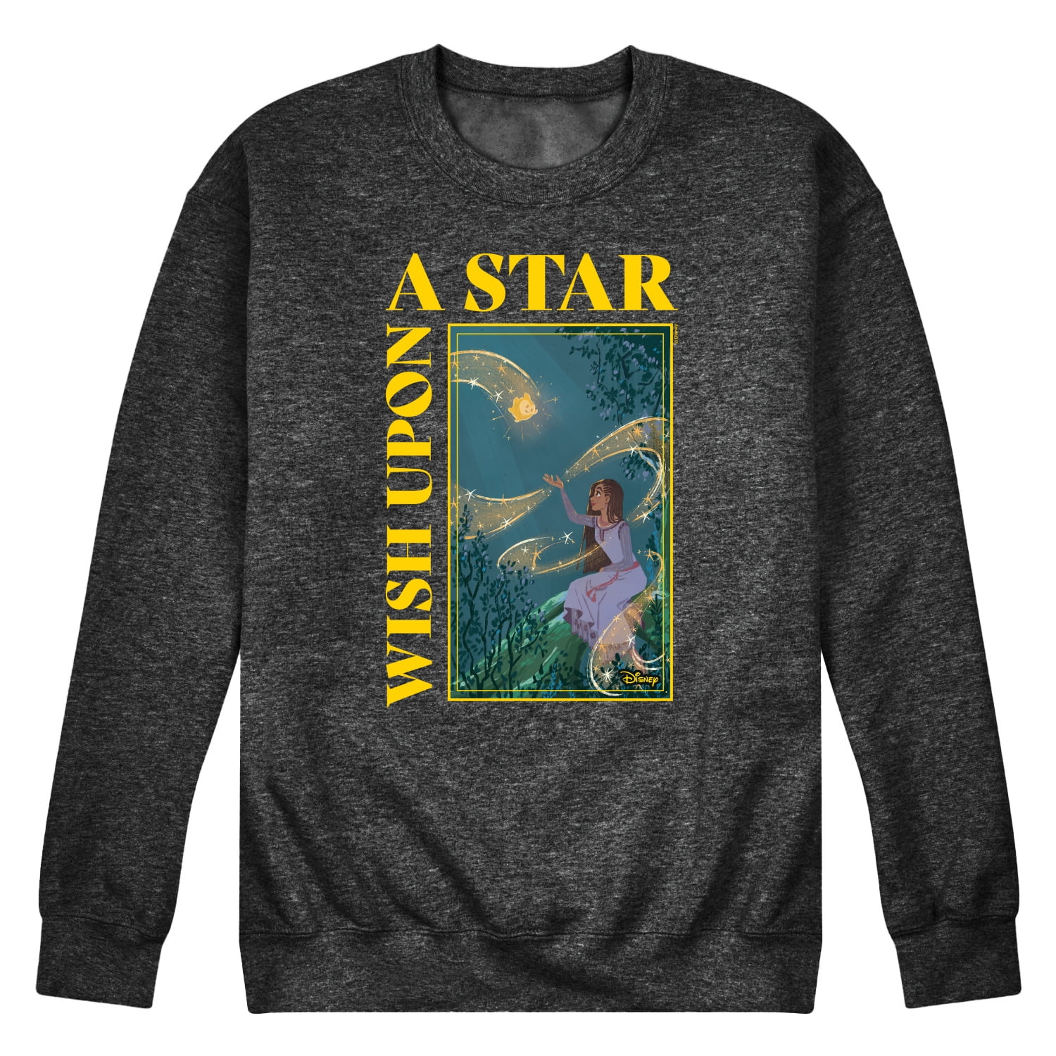 Disney Wish - Wish Upon A Star - Men's Crew Neck Fleece Pullover ...